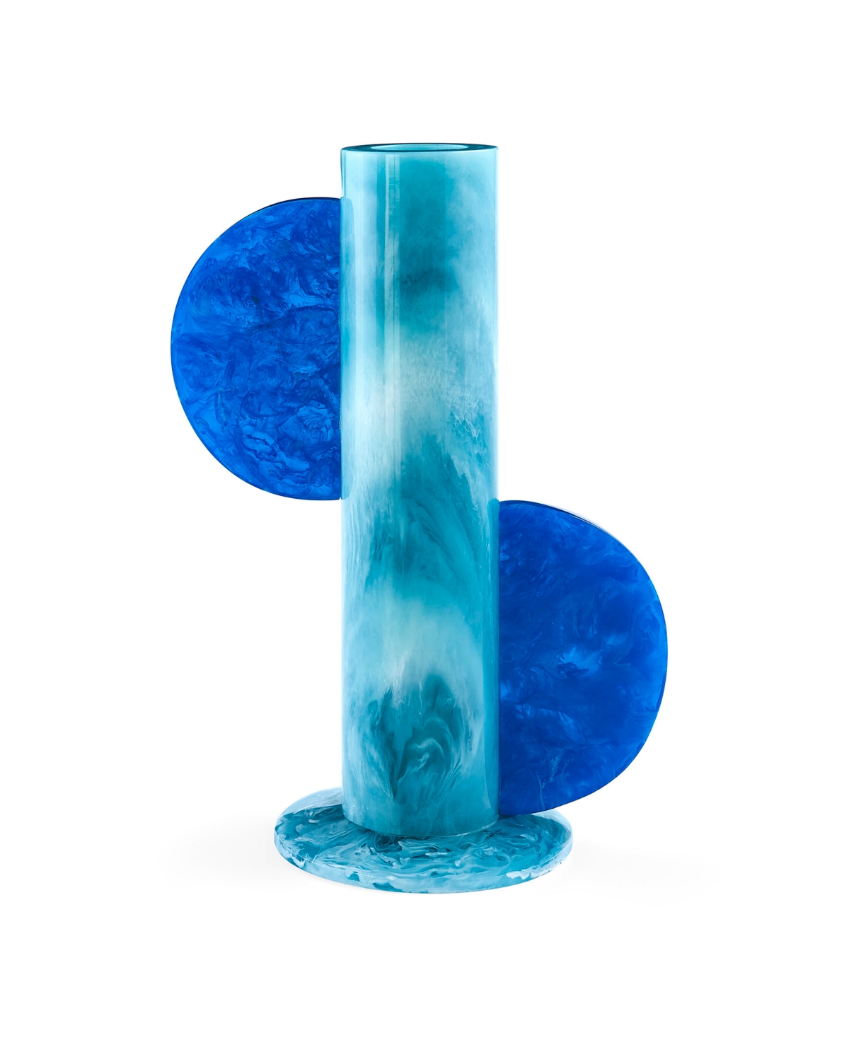 Click here for Jonathan Adler Como Acrylic 12 Cylinder Vase - Blu... prices