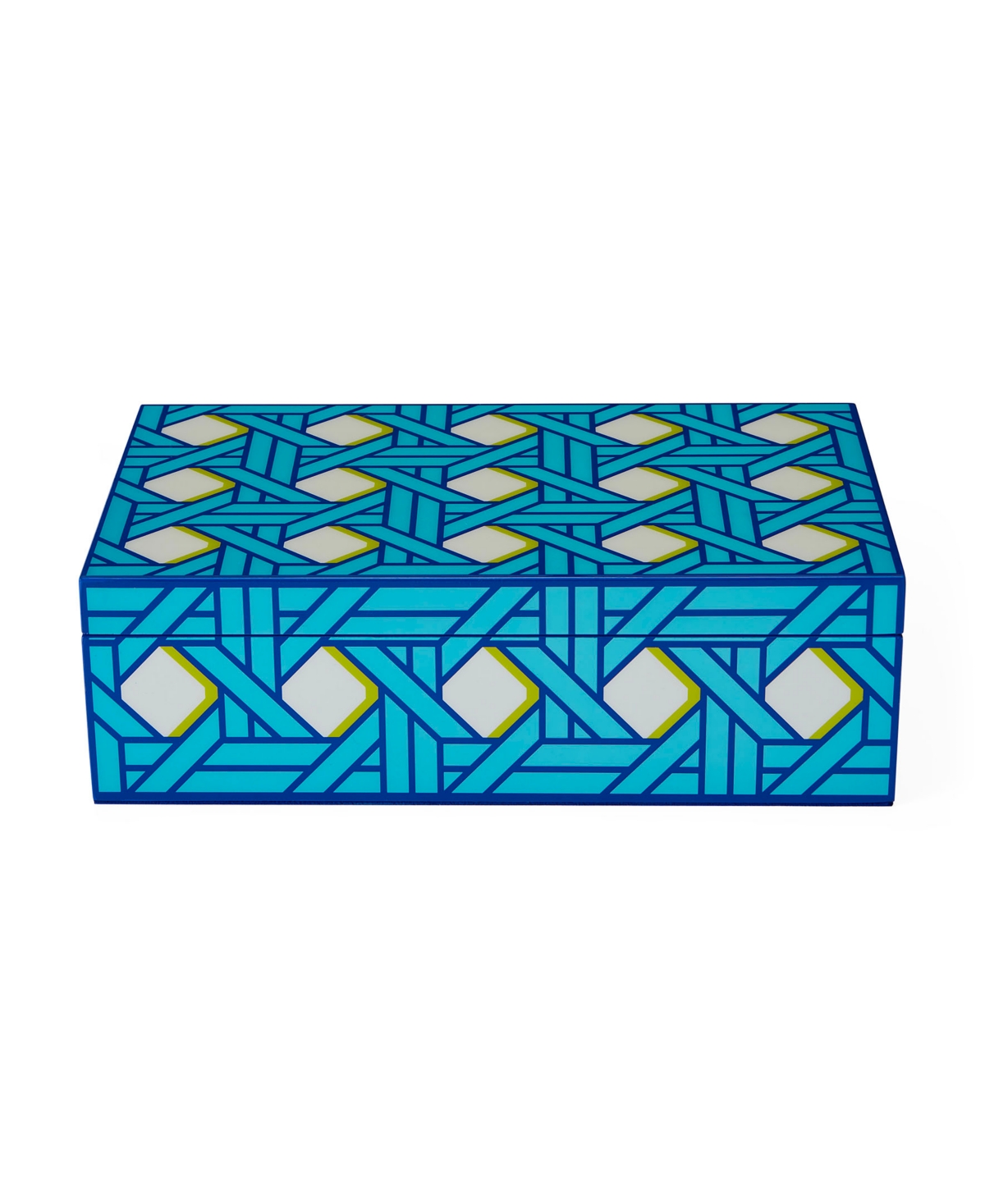 Click here for Jonathan Adler Basketweave Lacquer 10 Medium Box -... prices