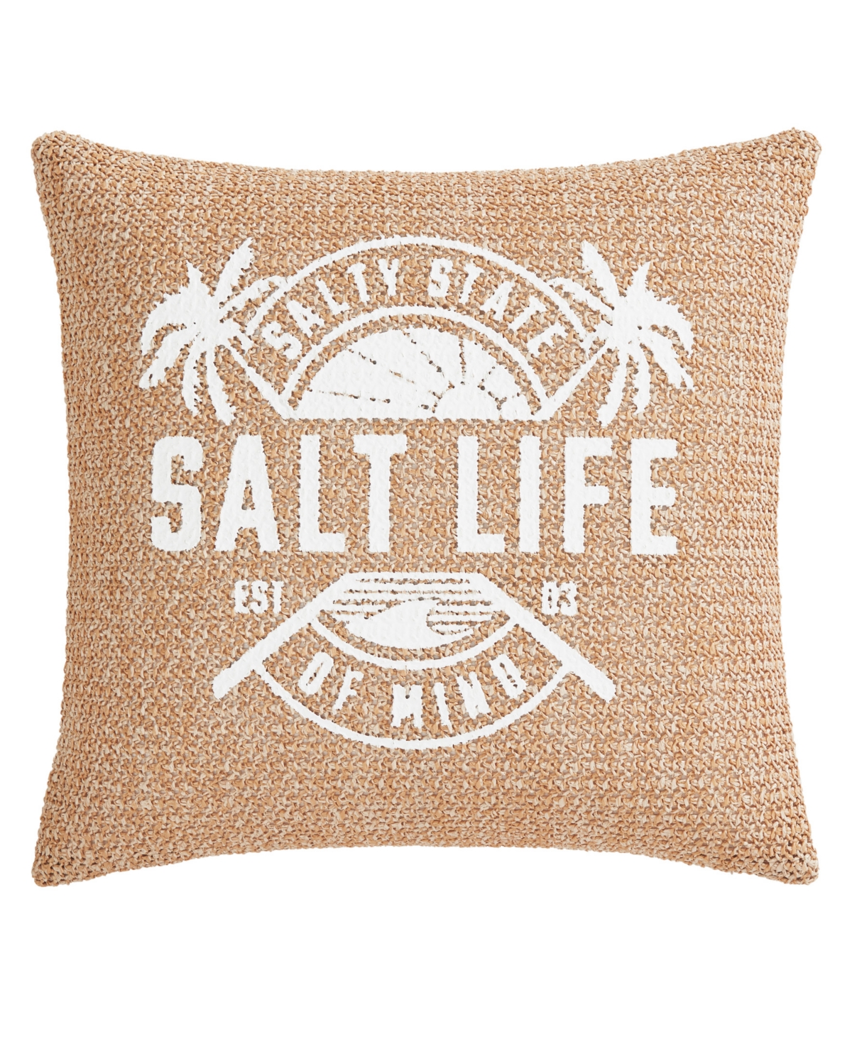 Click here for Salt Life Raffia Square Decorative Pillow  18 x 18... prices
