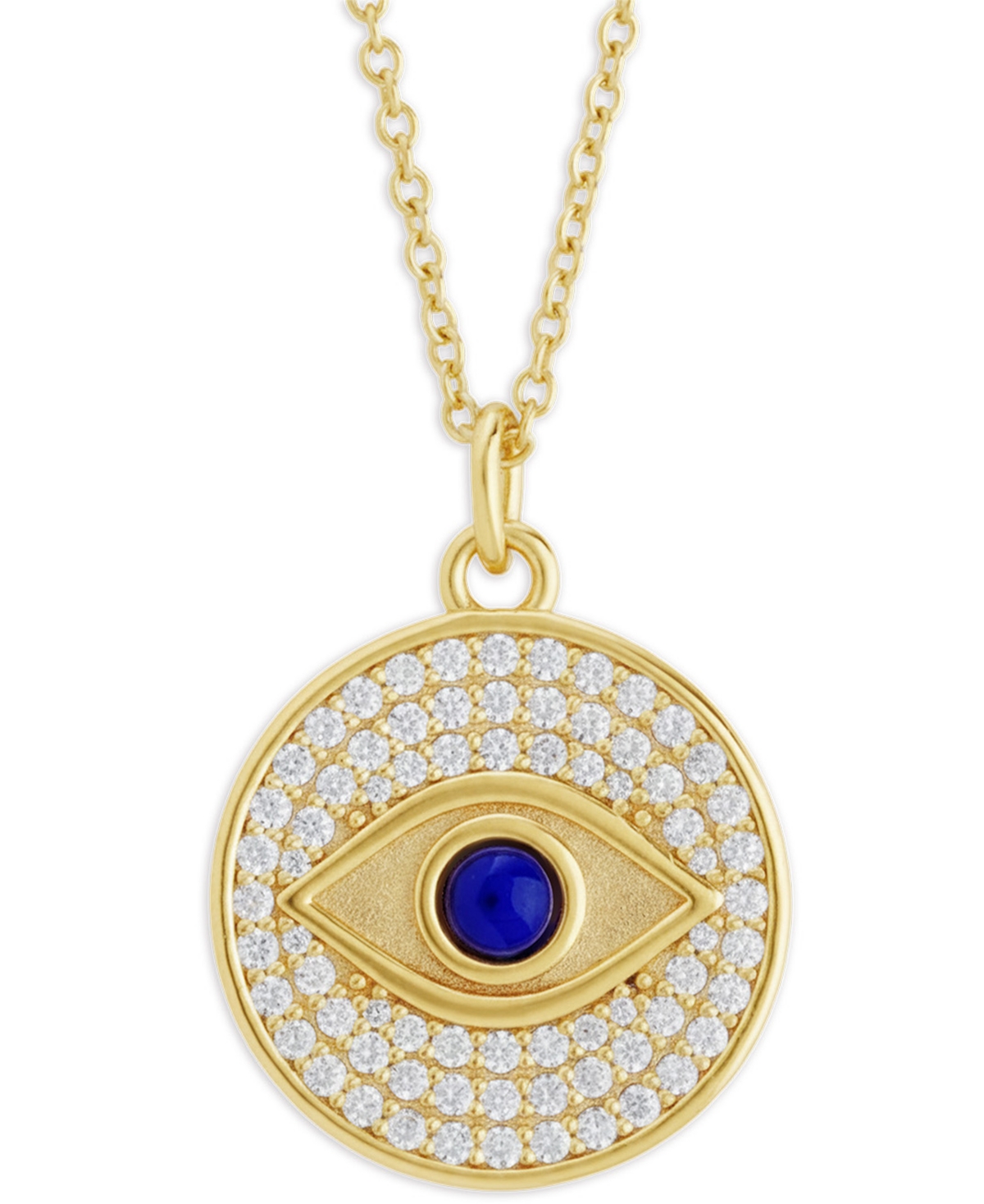 Click here for Sterling Forever Rhodium-Plated Brass Pave Cubic Z... prices