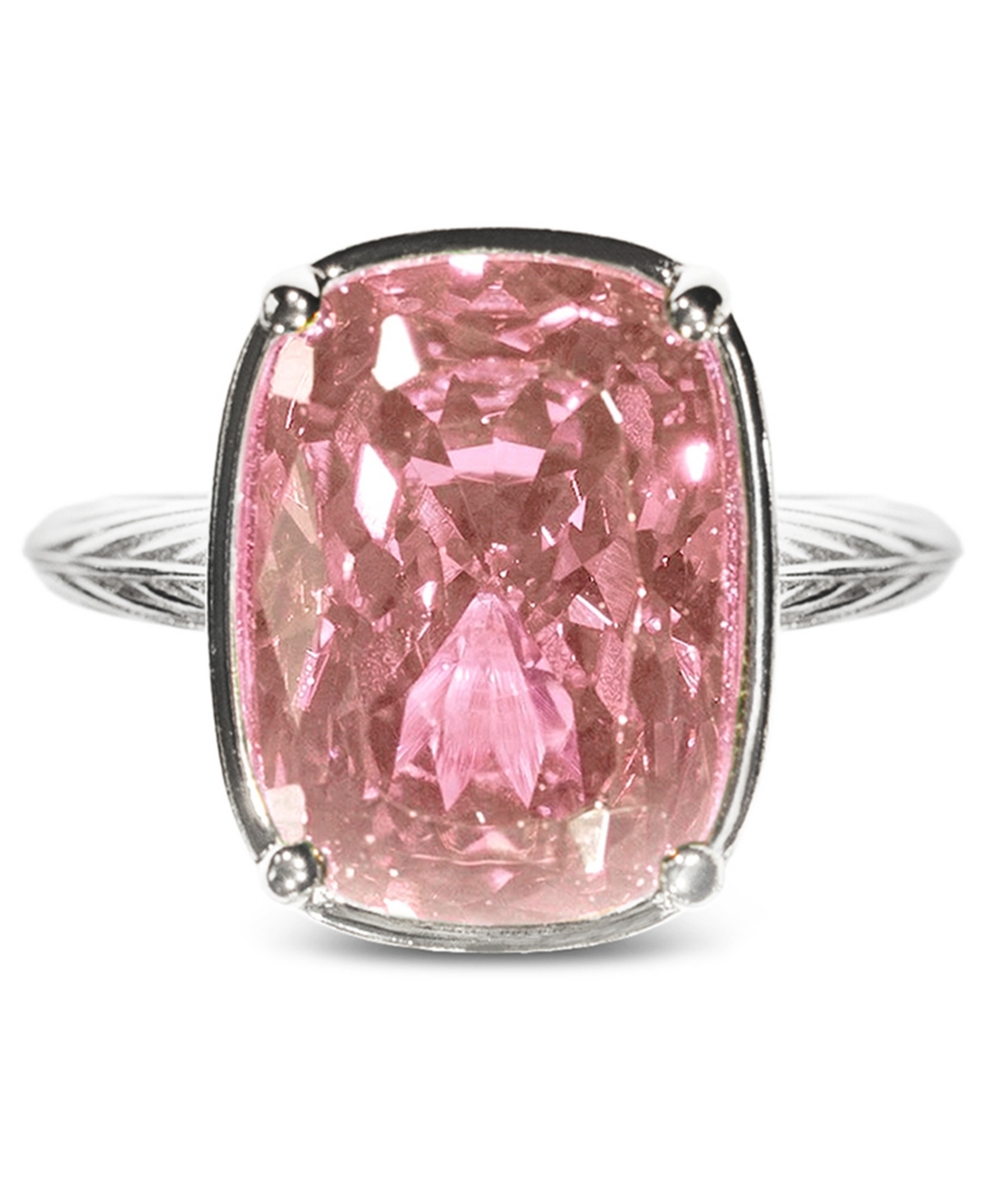 Click here for Sterling Forever Elongated Cushion Pink Sapphire C... prices