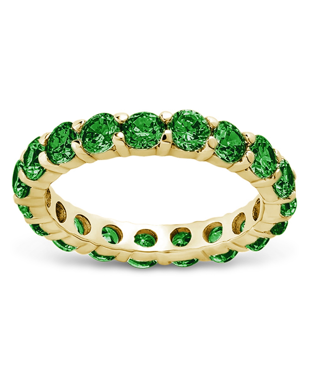 Click here for Sterling Forever Gracie Cubic Zirconia Eternity Ri... prices