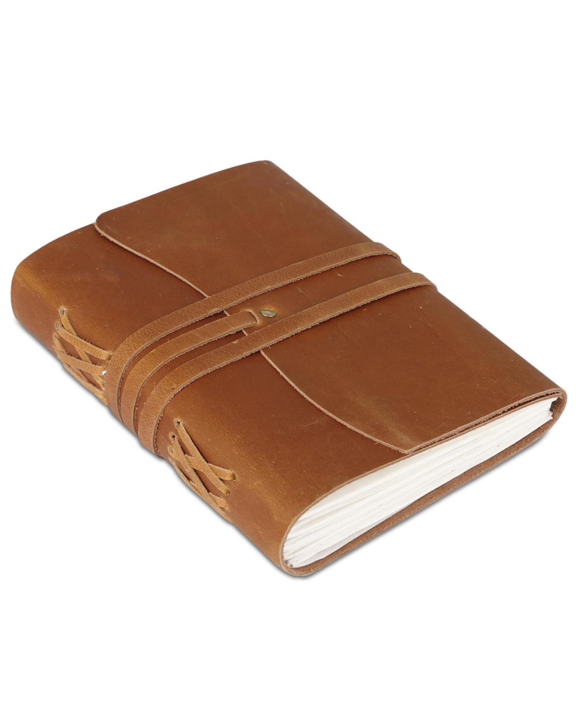 Click here for Gnuadz Leather Journal Vintage Notebook Unlined Bl... prices