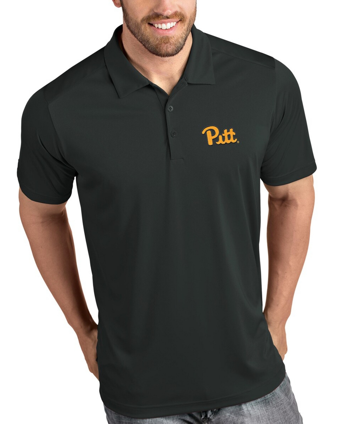 Click here for Antigua Mens Pitt Panthers Tribute Polo Shirt - Ch... prices