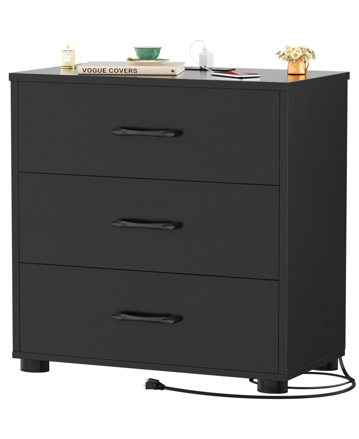 Click here for Aheaplus Wooden Nightstands with 3-Drawers  Stacka... prices