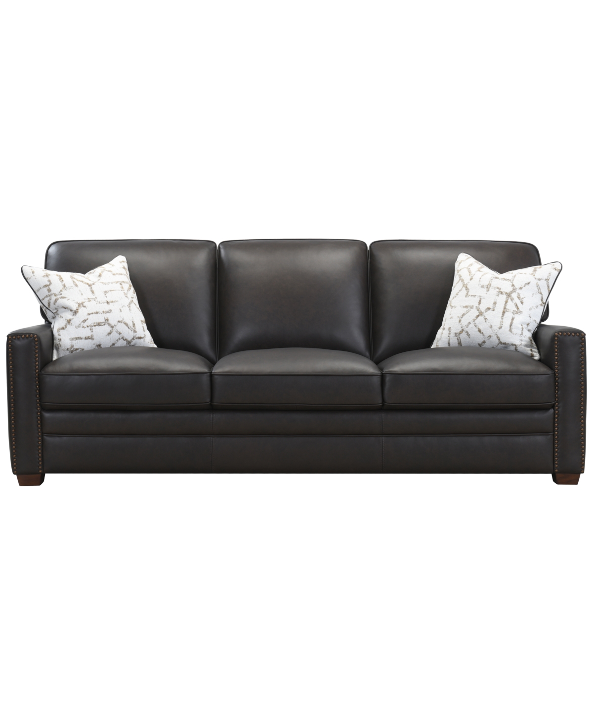 Click here for Gaspare 90 Leather 3-Seat Sofa  Macys Exclusive -... prices