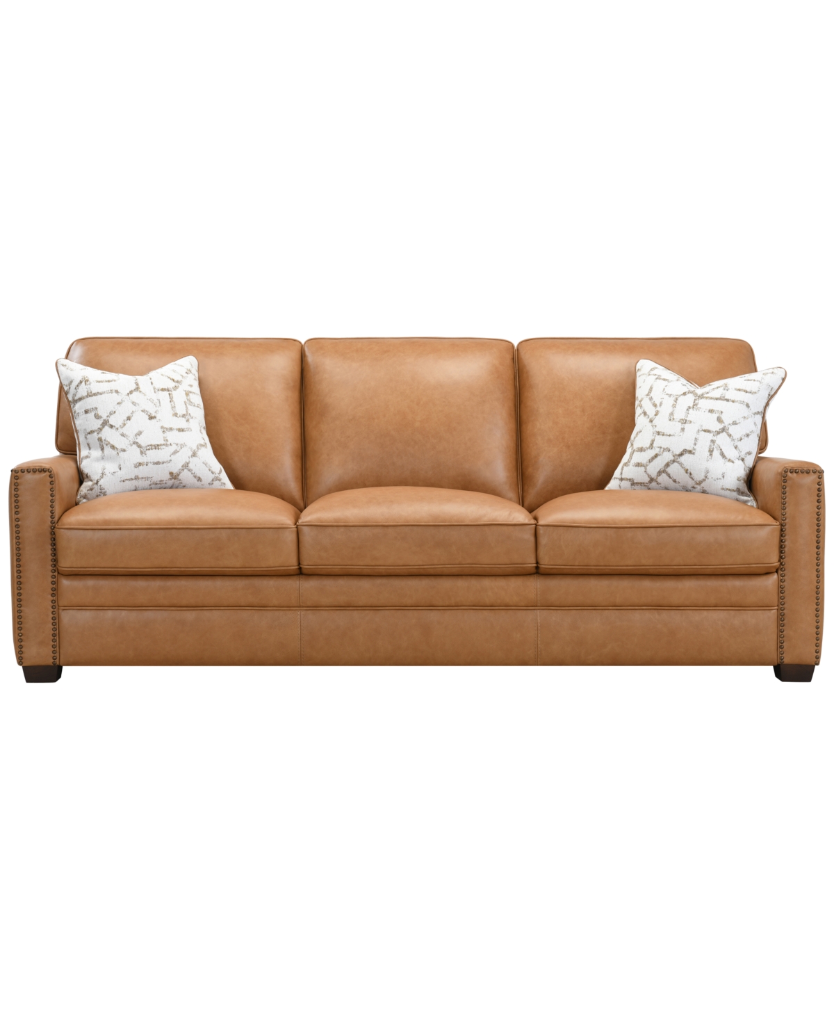 Click here for Gaspare 90 Leather 3-Seat Sofa  Macys Exclusive -... prices