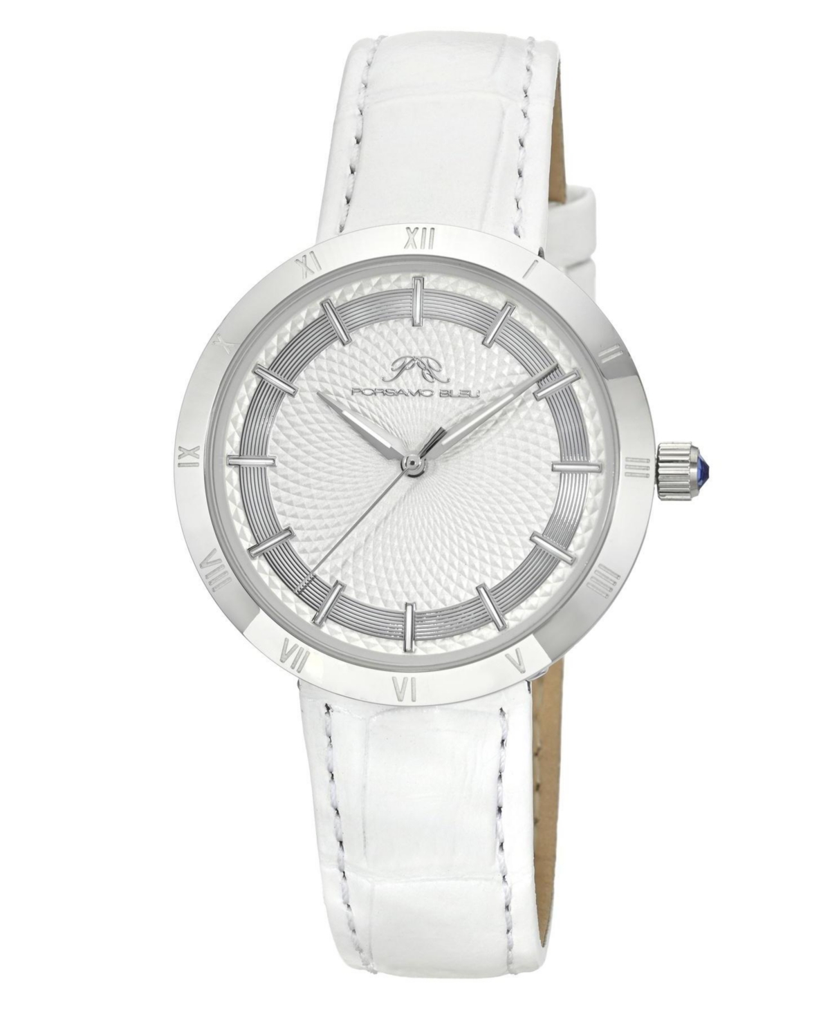 Click here for Porsamo Bleu Womens Monroe Genuine Leather Silver... prices