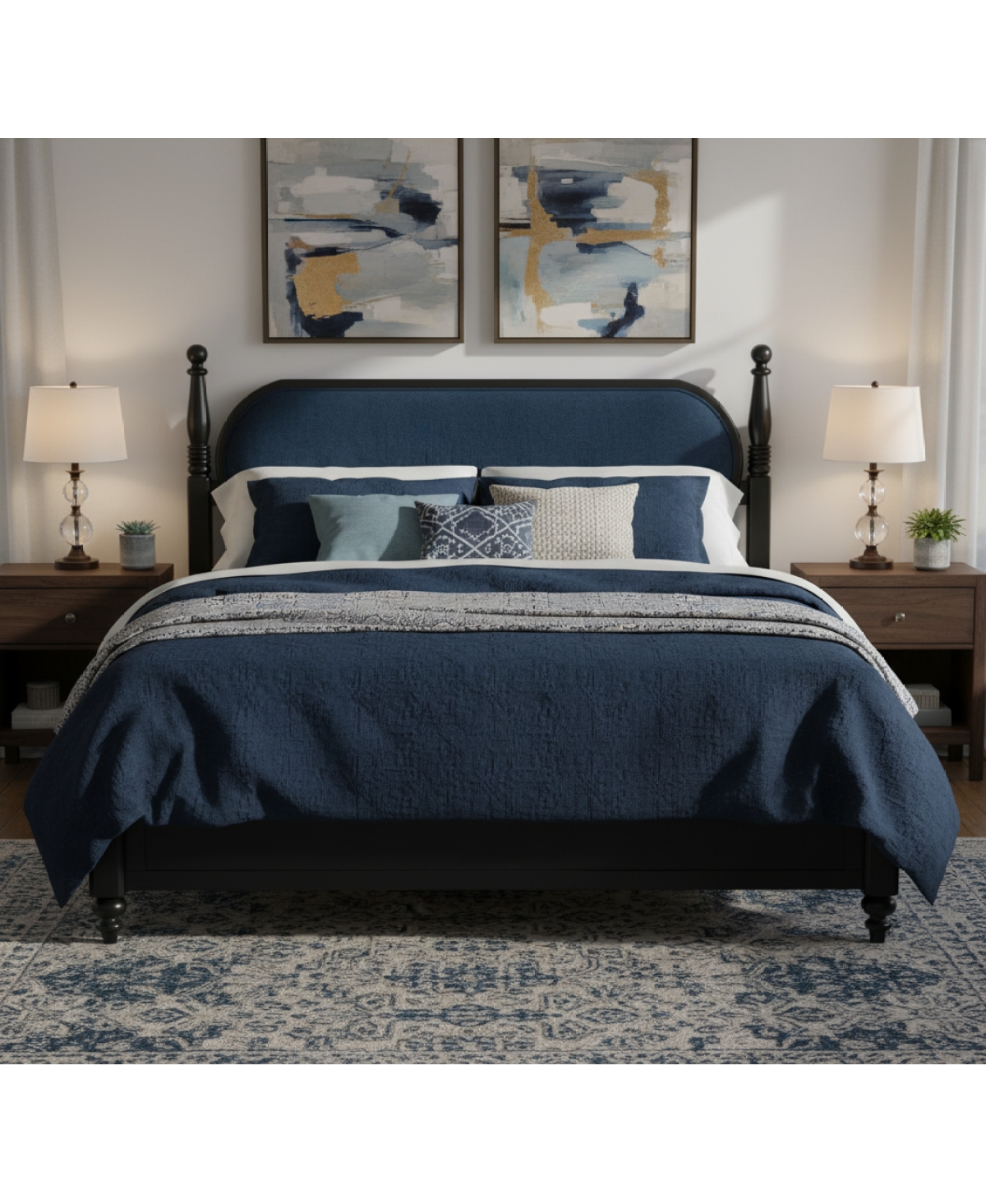 Click here for Streamdale Furniture Solid Wood Platform Bed Frame... prices