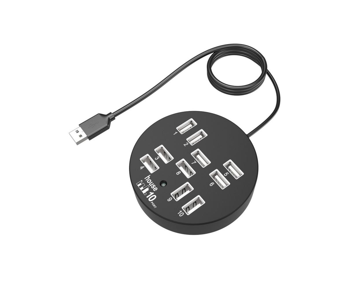 Click here for Risokeys 10-Port Usb 2.0 Round Hub  Multi-Port Exp... prices