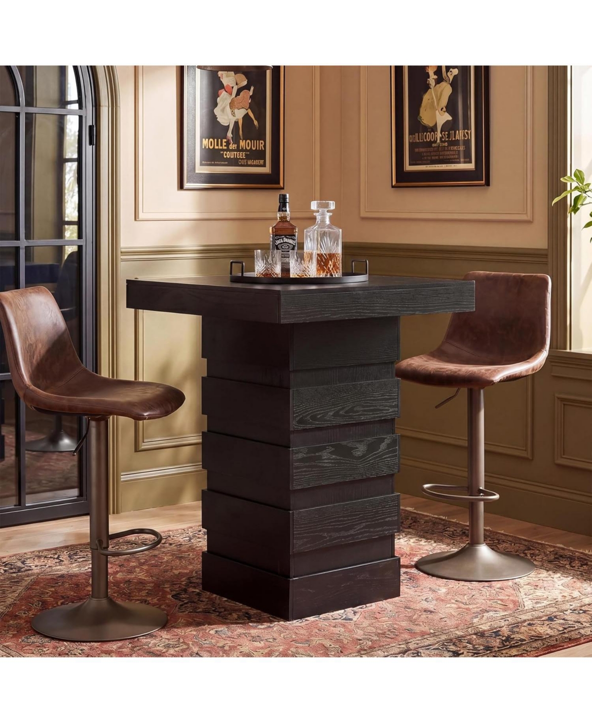 Click here for Tribesigns Square Bar Table  37.4 Inch Hight Moder... prices
