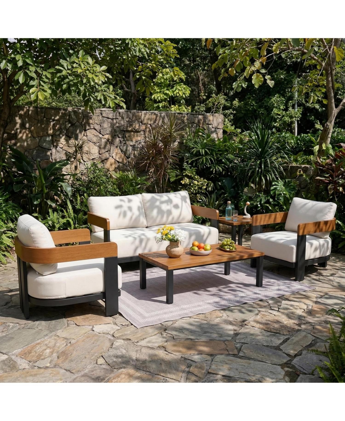 Click here for Tribesigns 5-Piece Oversized Patio Furniture Set... prices