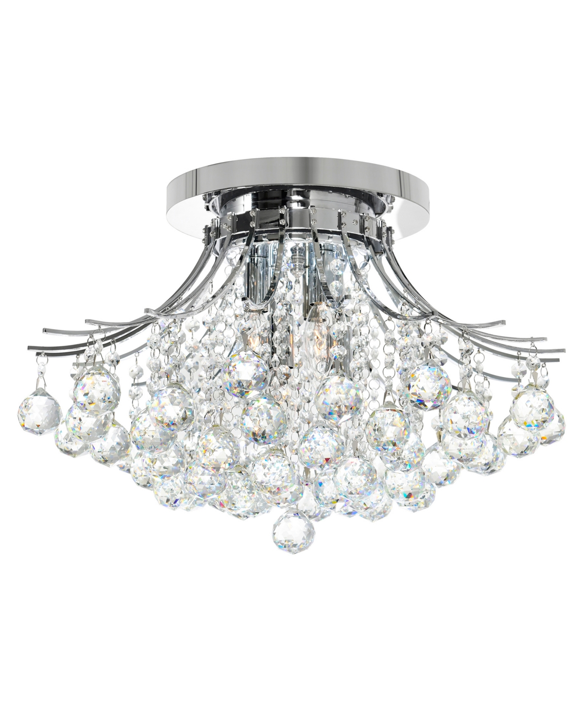 Click here for Cwi Lighting Princess 20 Metal 6-Light Crystal Flu... prices