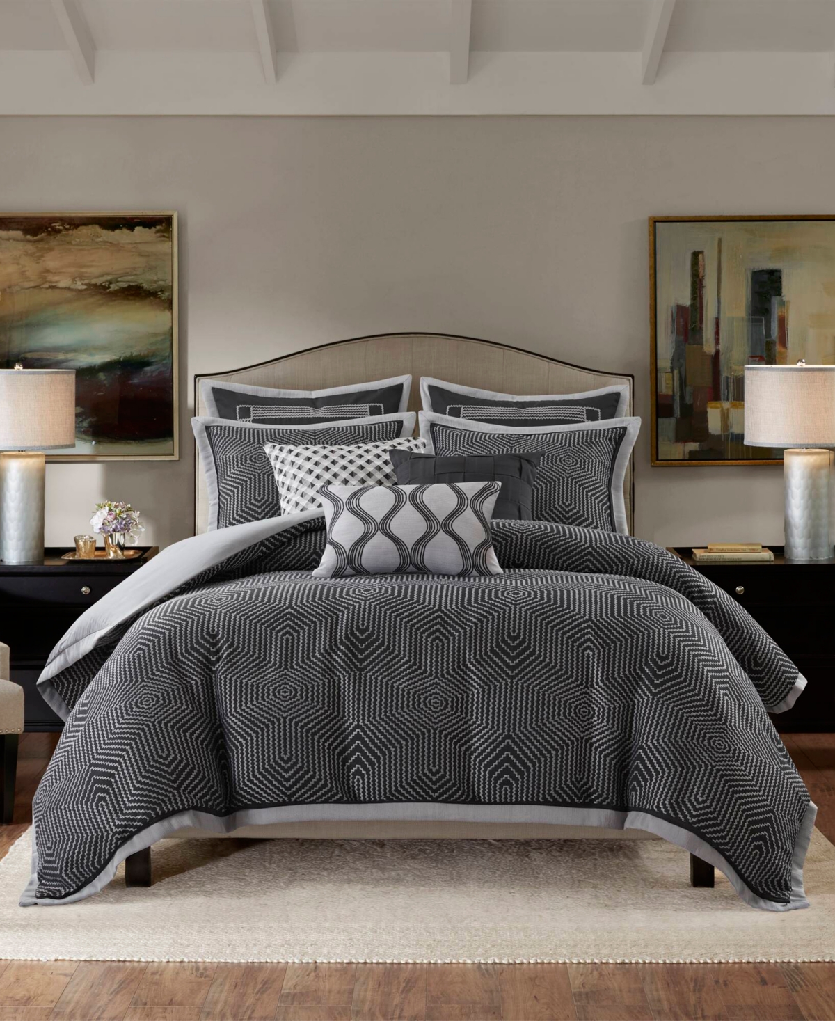 Click here for Madison Park Signature Shades of Grey 9-Pc.Comfort... prices