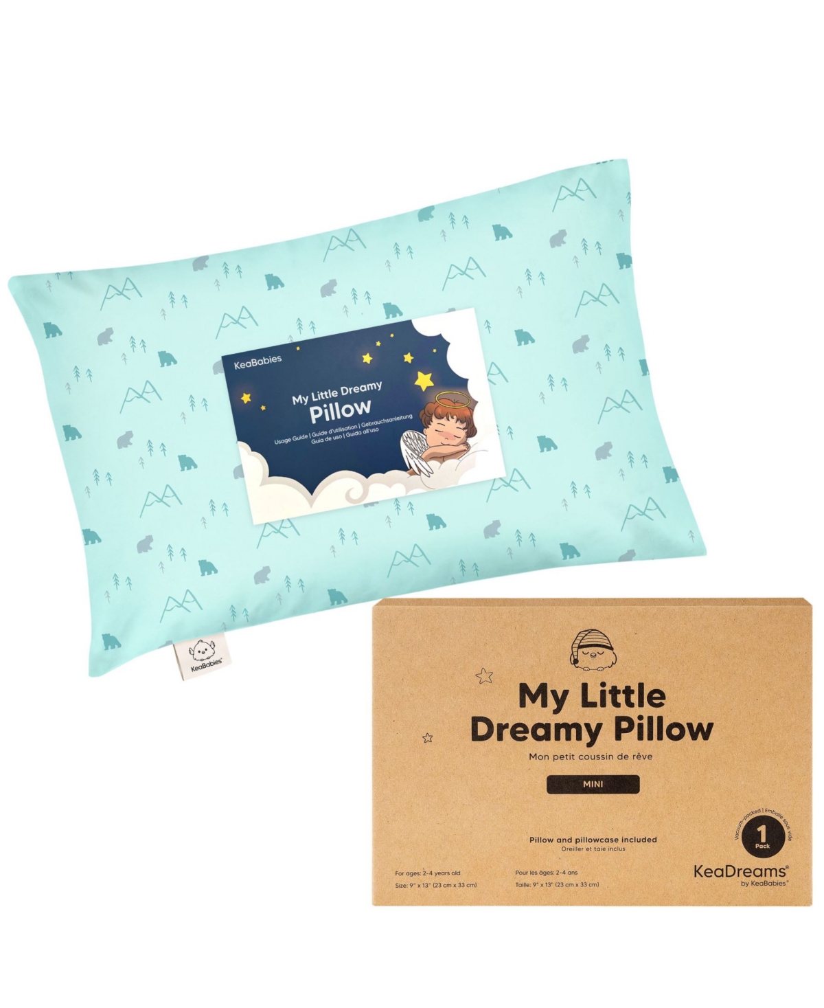 Click here for KeaBabies Toddler Mini Pillow and Pillowcase for C... prices