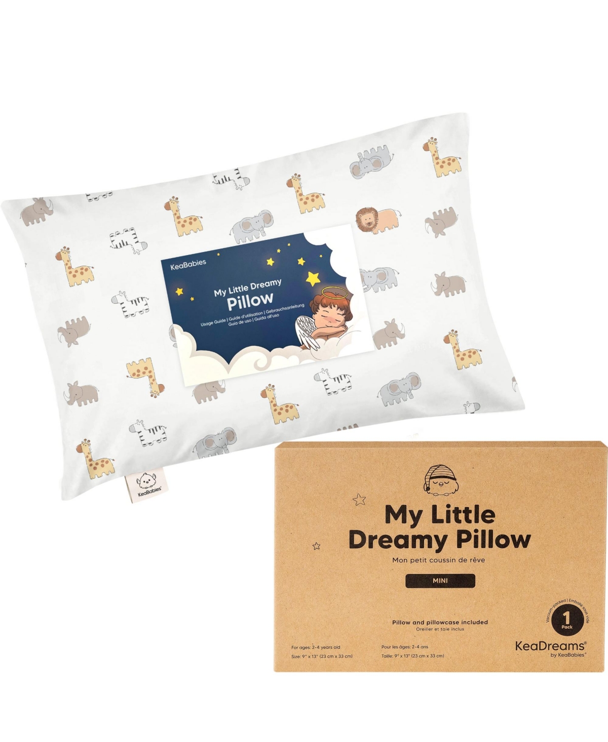 Click here for KeaBabies Toddler Mini Pillow and Pillowcase for C... prices