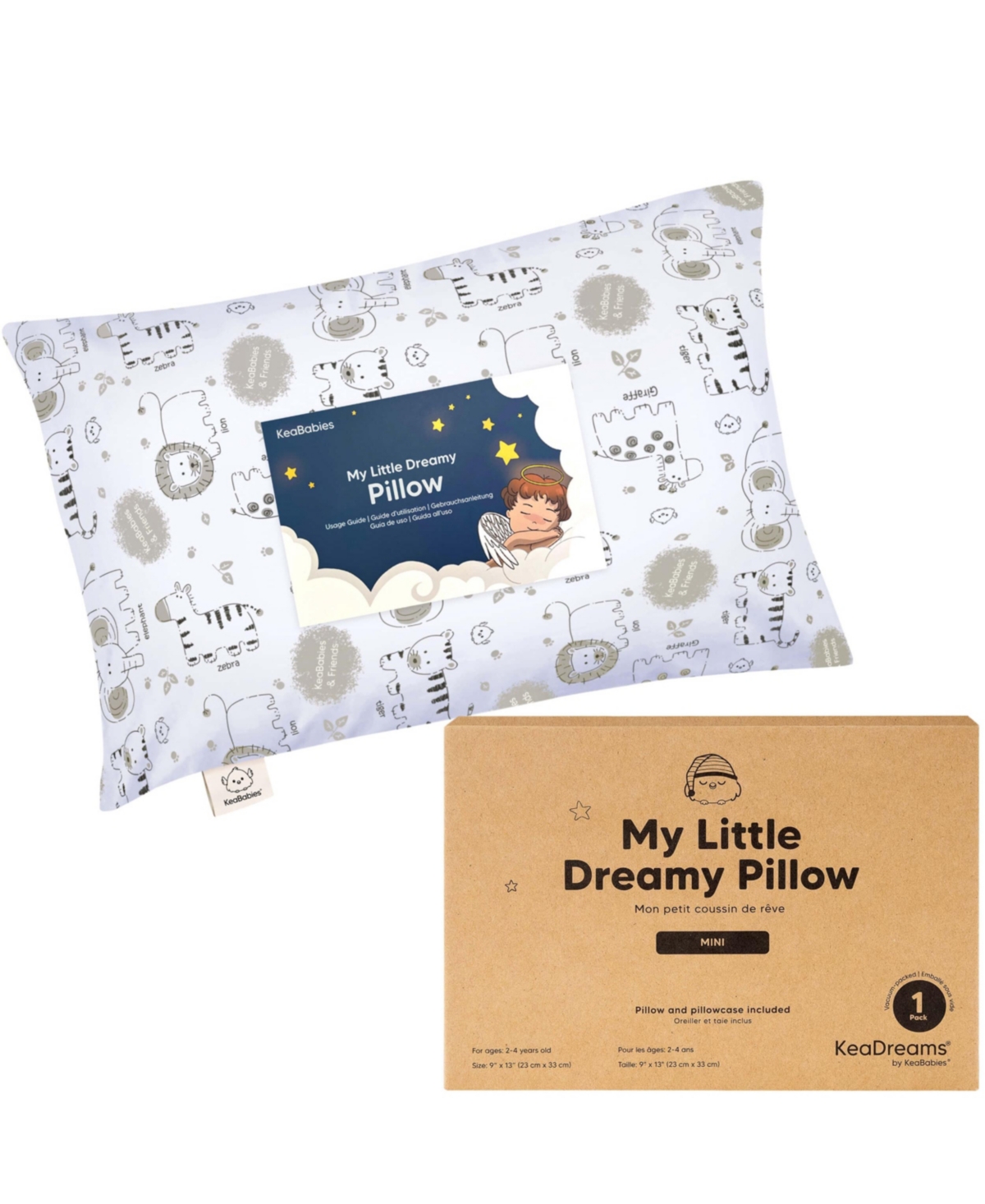 Click here for KeaBabies Toddler Mini Pillow and Pillowcase for C... prices