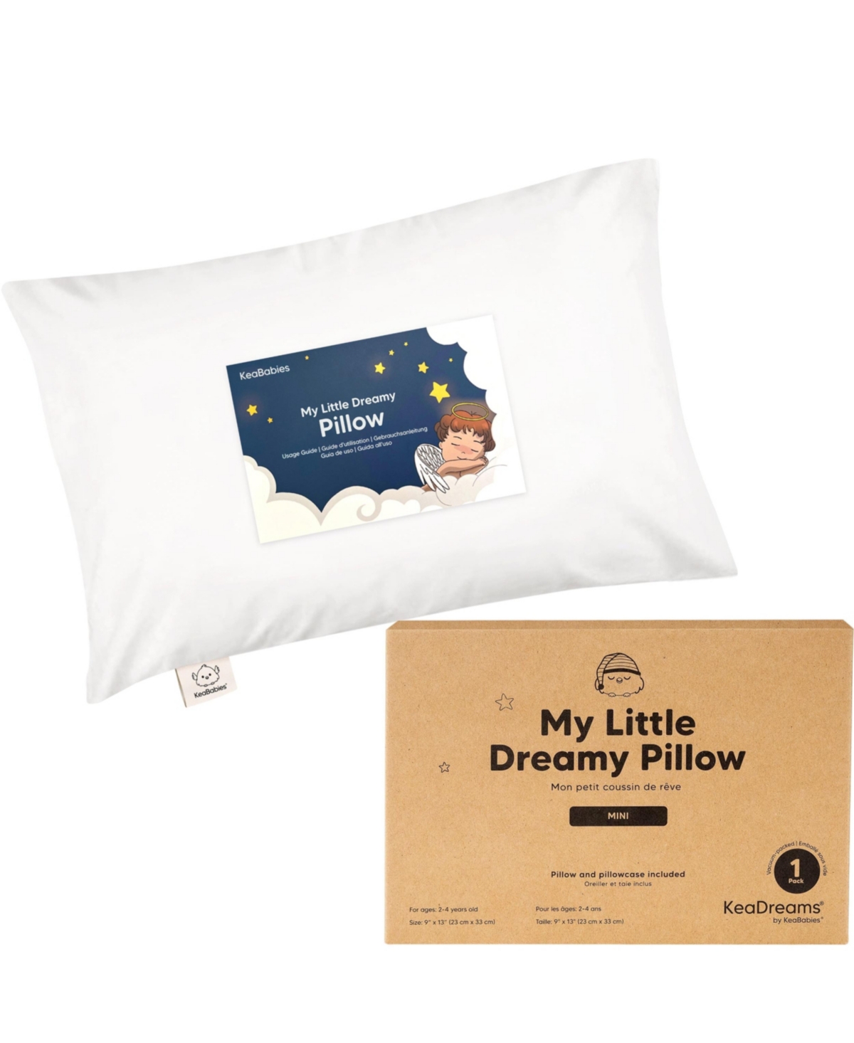 Click here for KeaBabies Toddler Mini Pillow and Pillowcase for C... prices