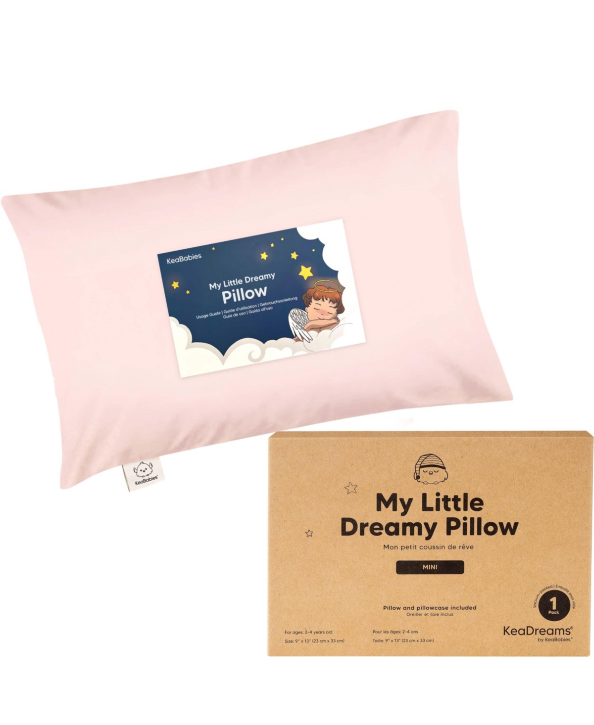 Click here for KeaBabies Toddler Mini Pillow and Pillowcase for C... prices