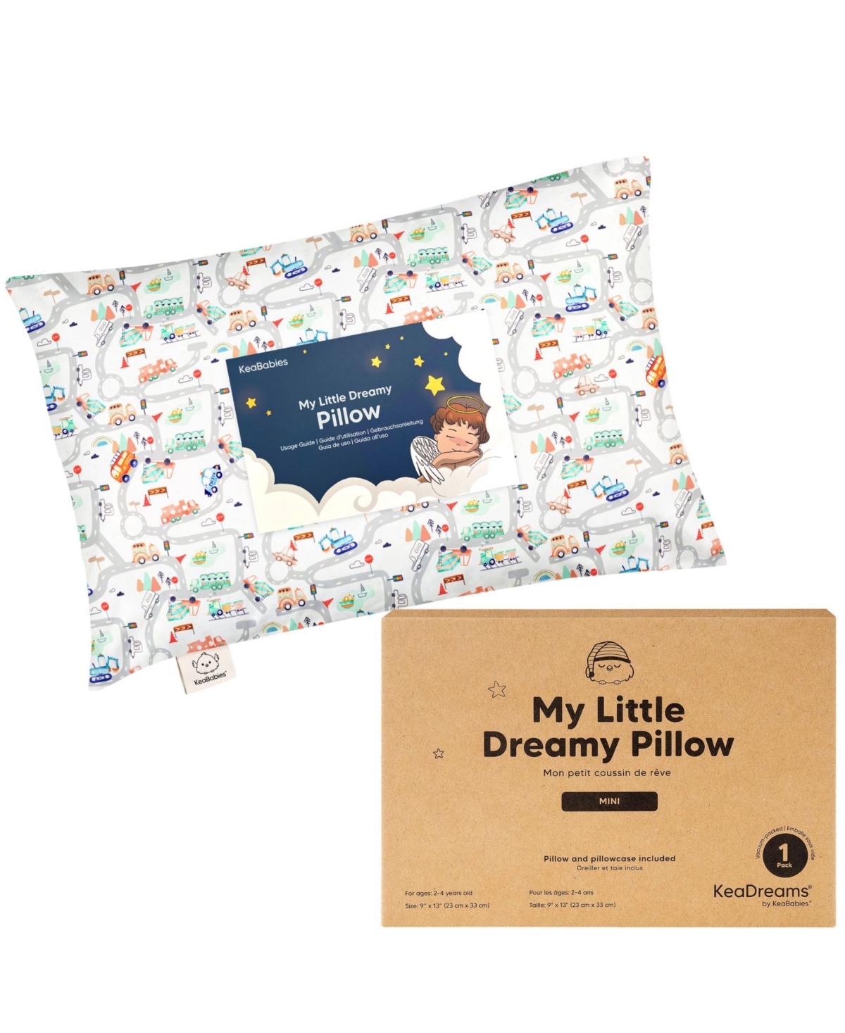 Click here for KeaBabies Toddler Mini Pillow and Pillowcase for C... prices