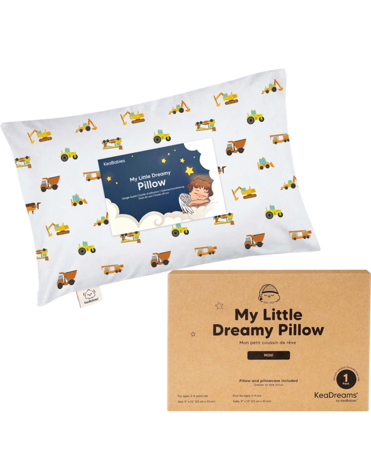 Click here for KeaBabies Toddler Mini Pillow and Pillowcase for C... prices