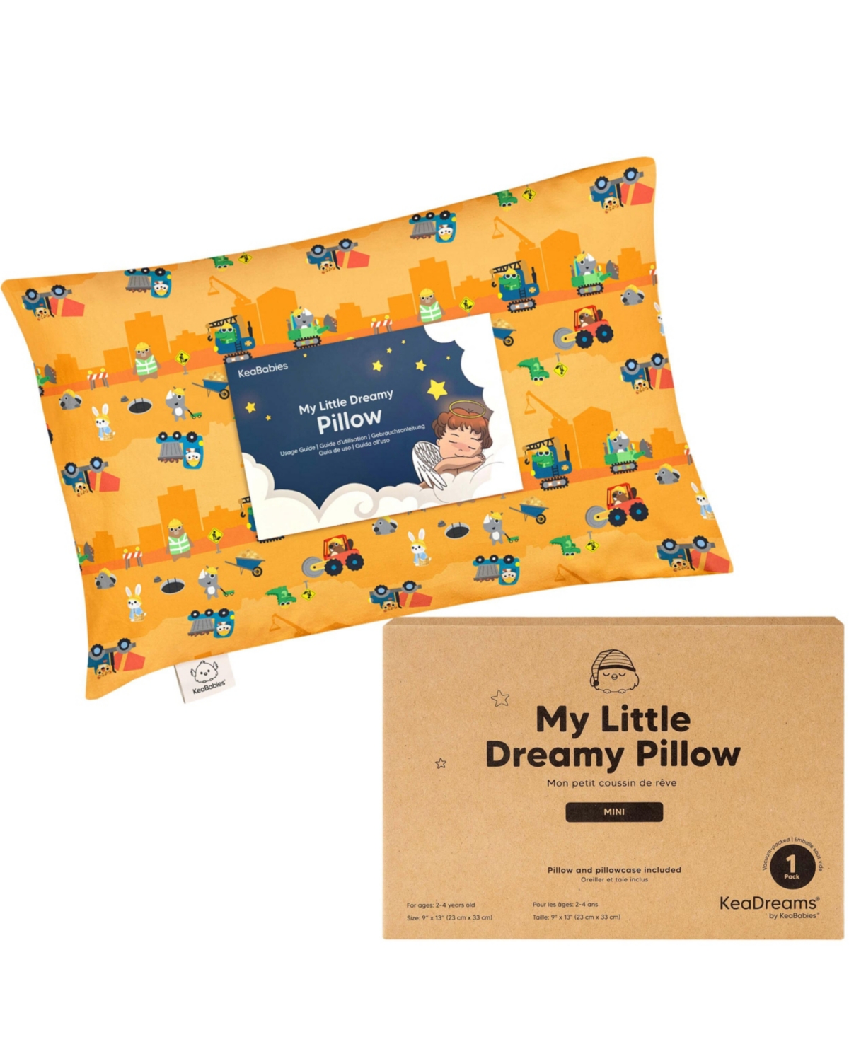 Click here for KeaBabies Toddler Mini Pillow and Pillowcase for C... prices