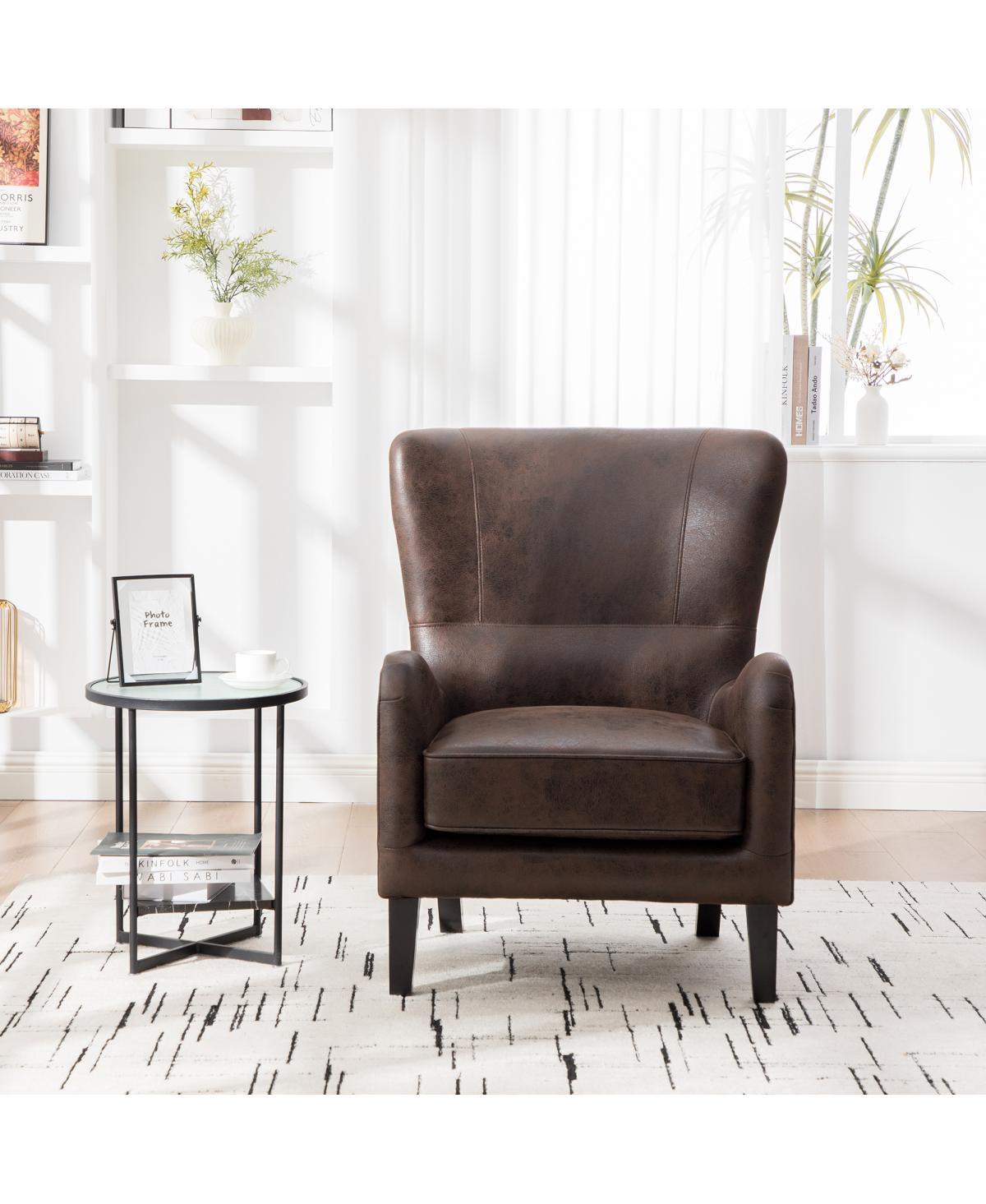 Click here for Streamdale Furniture 28W Pu Leather High Back Wing... prices