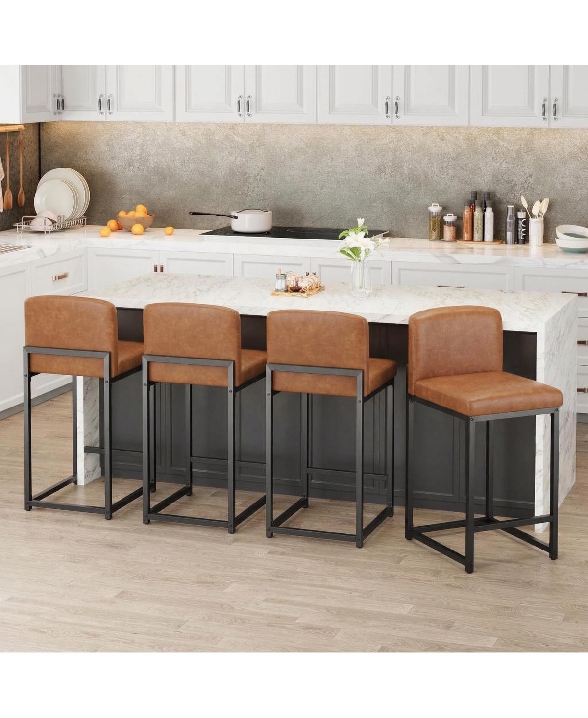 Click here for homfan 4/6 Bar Stools  modern counter-height chair... prices