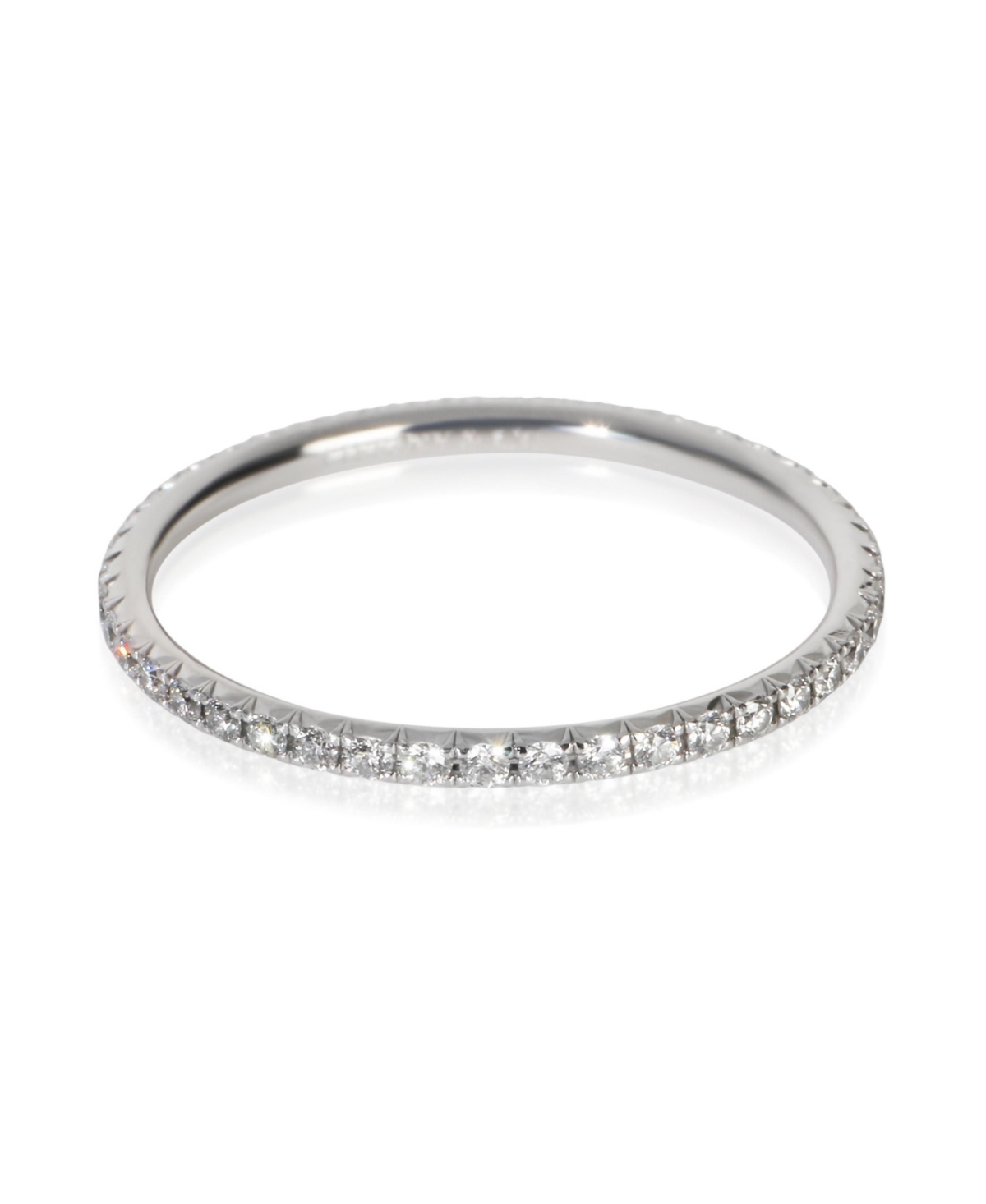 Click here for Pre-Owned Tiffany & Co White Gold Diamond Metro Et... prices