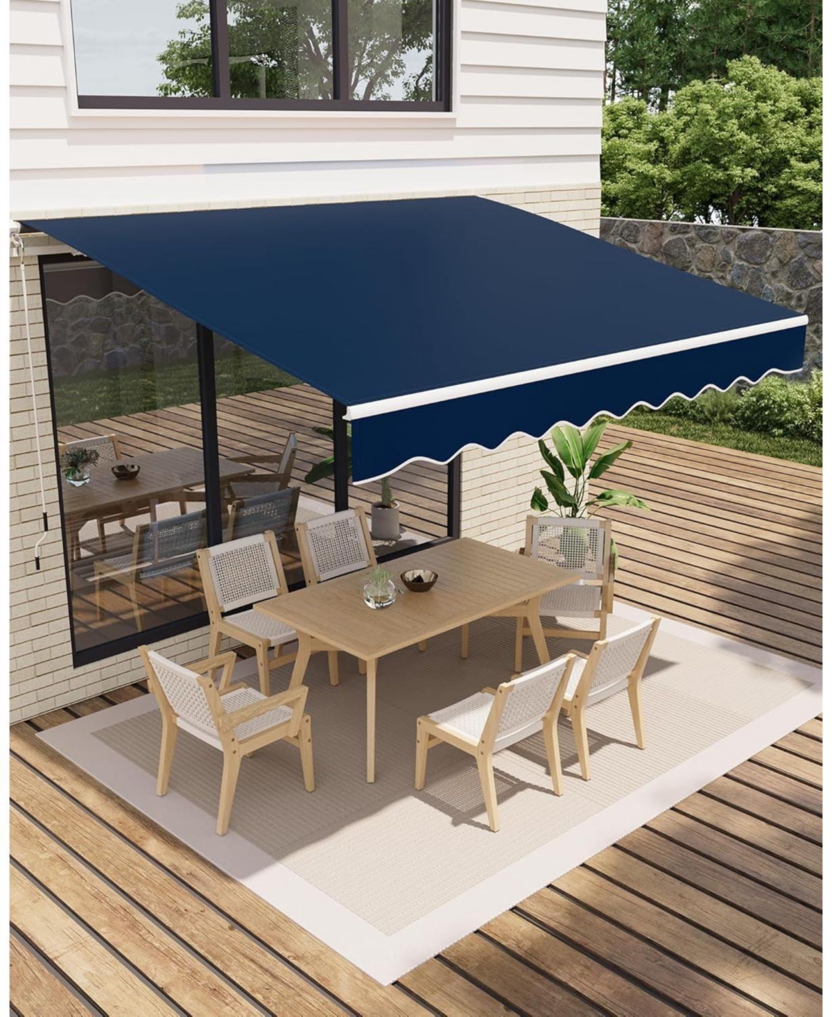 Click here for gaomon 12x10FEET Retractable Waterproof Patio Awni... prices