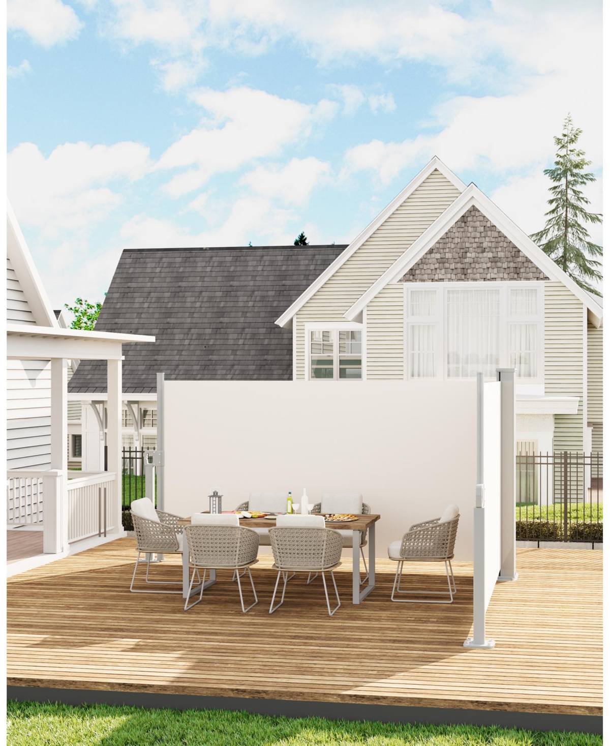 Click here for gaomon 71 in x236 inches Retractable Side Awning... prices