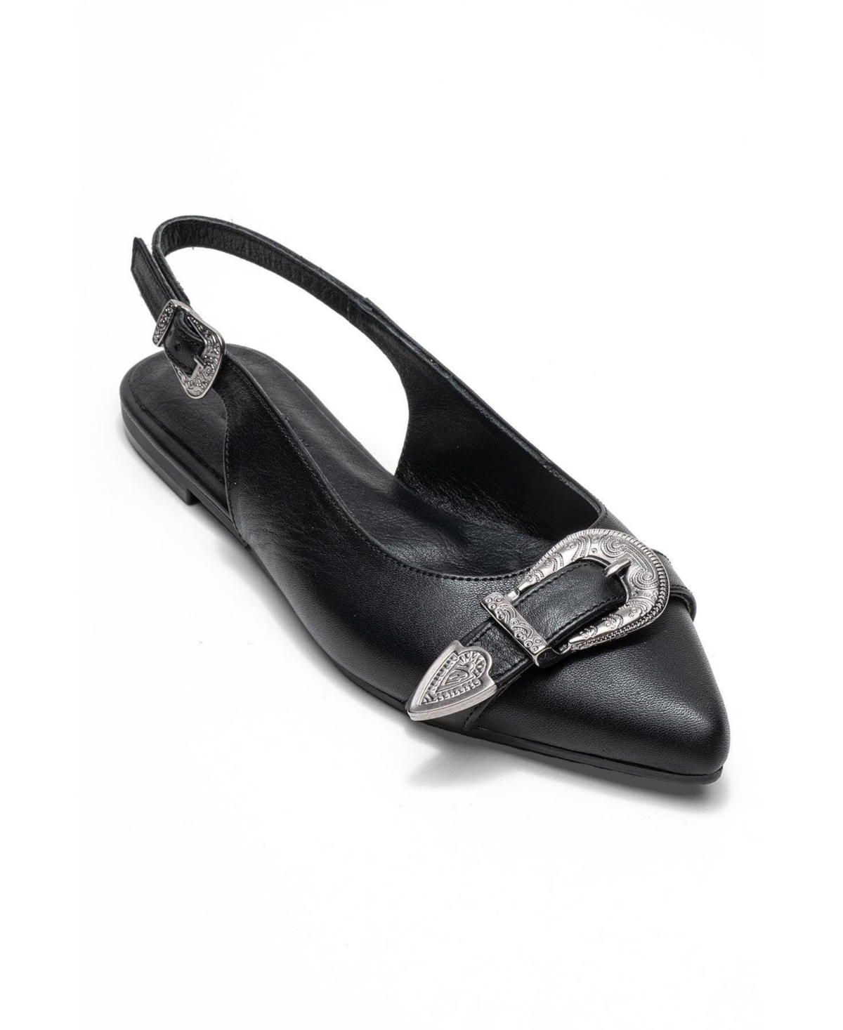 Click here for Forever & Always Shoes Womens Cordelia Leather Poi... prices