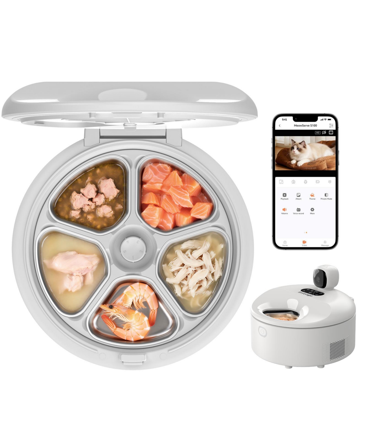 Click here for Ltmate Smart Wet Food Feeder - White prices