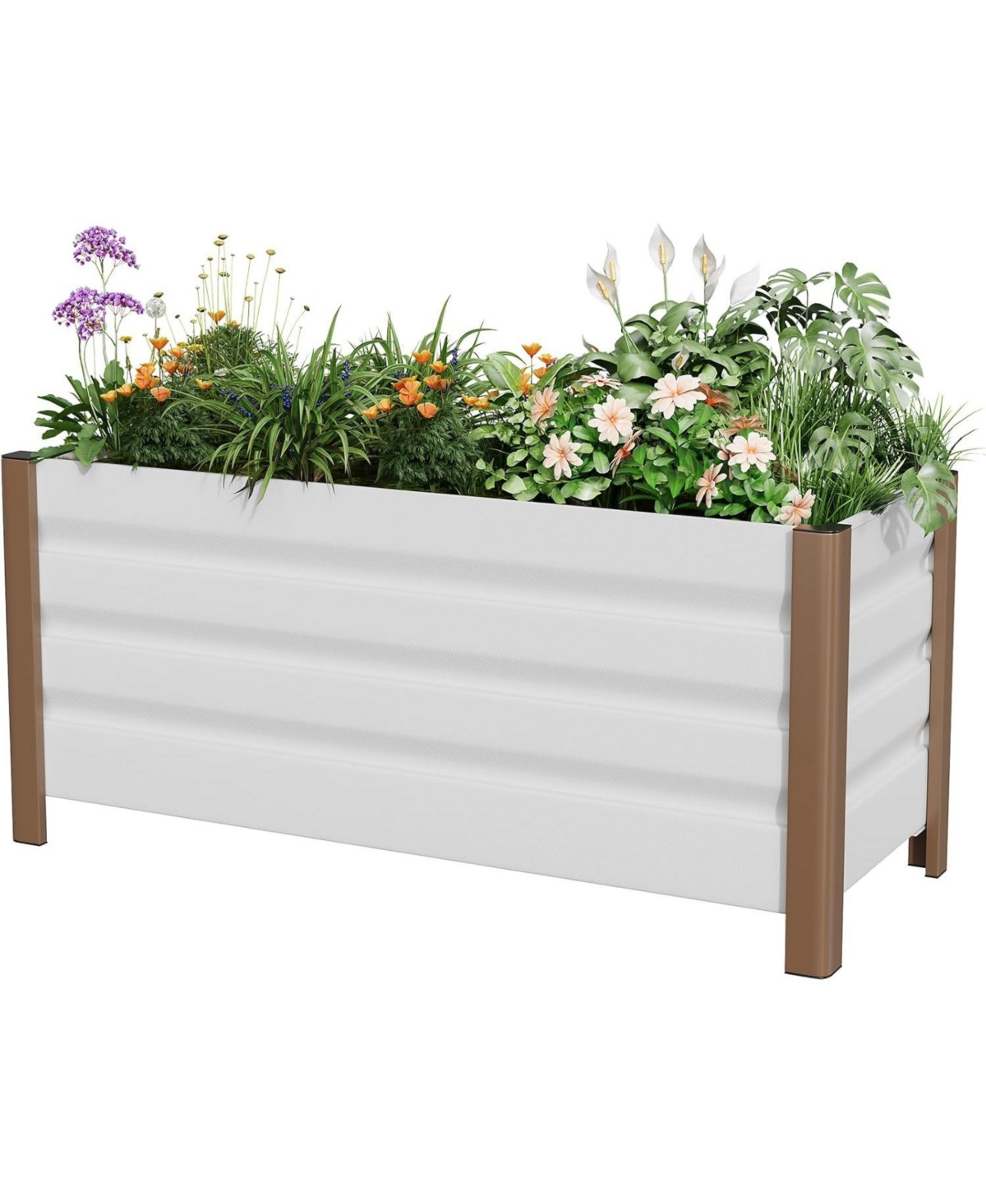 Click here for Xo Aluminum Planter Box 24x16x18 in  Modern Raised... prices