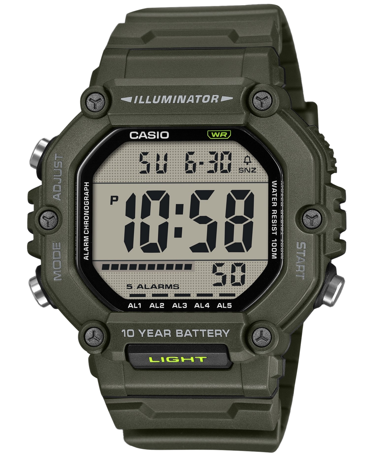 Click here for Casio Mens Analog-Digital Plastic Watch  49.7mm -... prices