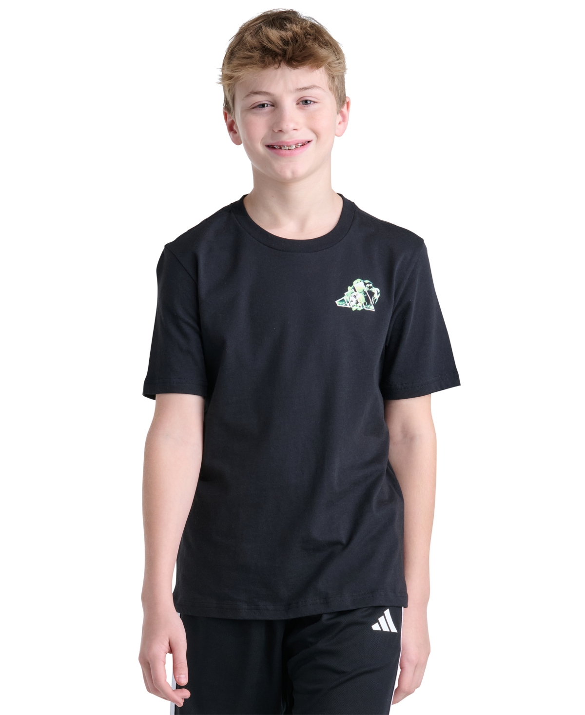 Click here for adidas Boys 8-20 Short-Sleeve Soccer T-Shirt - Bla... prices