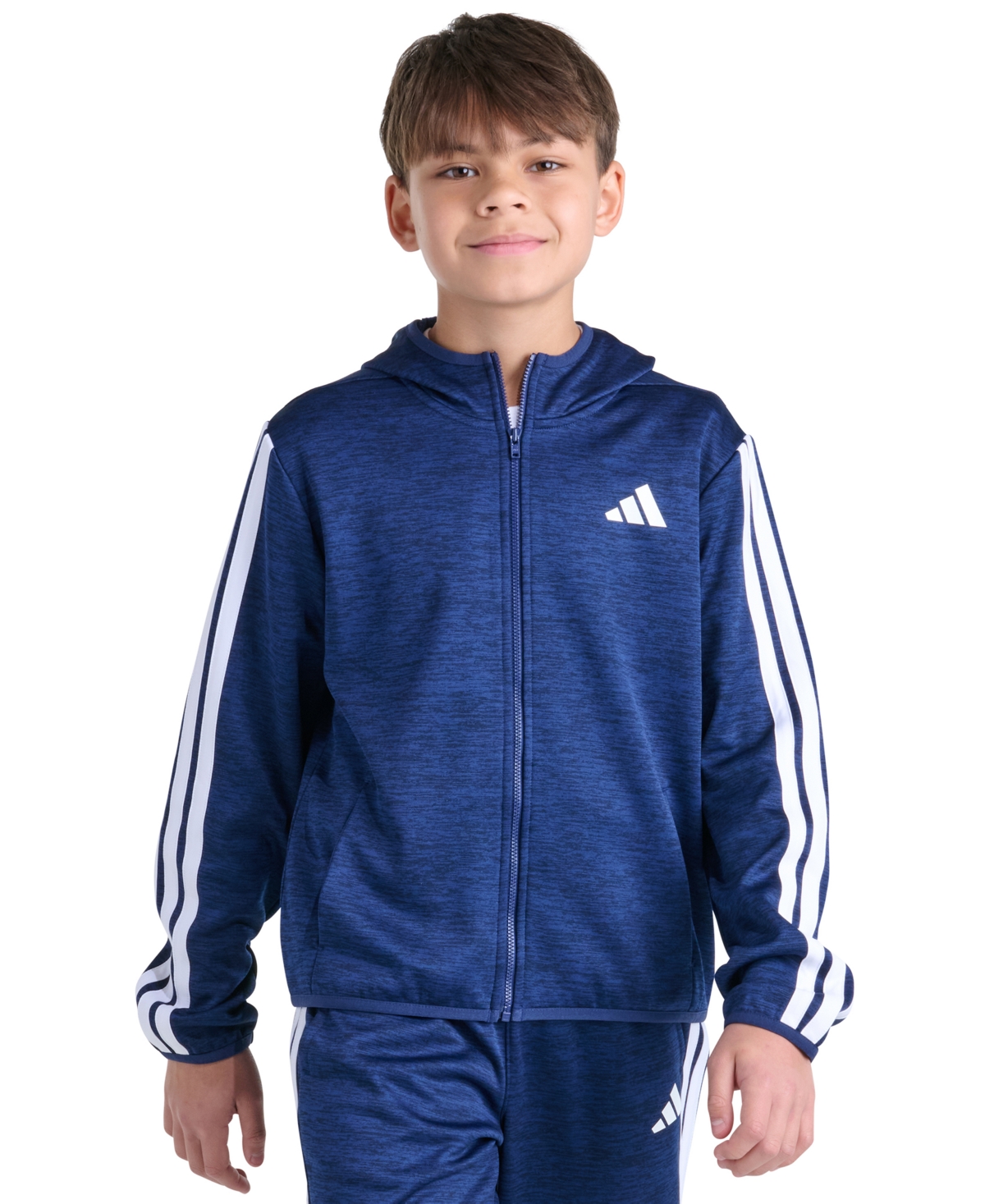 Click here for adidas Boys 8-20 Long-Sleeve Hooded Jacket - Dark... prices