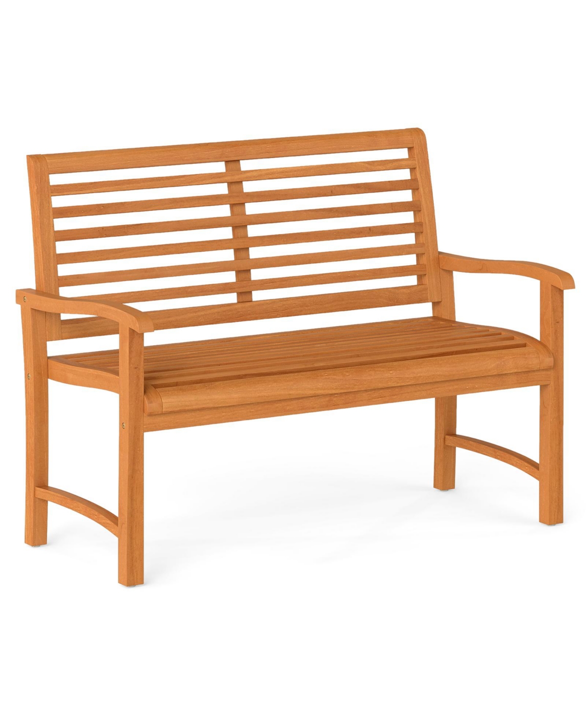 Click here for Gouun Teak Wood Outdoor Garden Bench 24-Inch with... prices