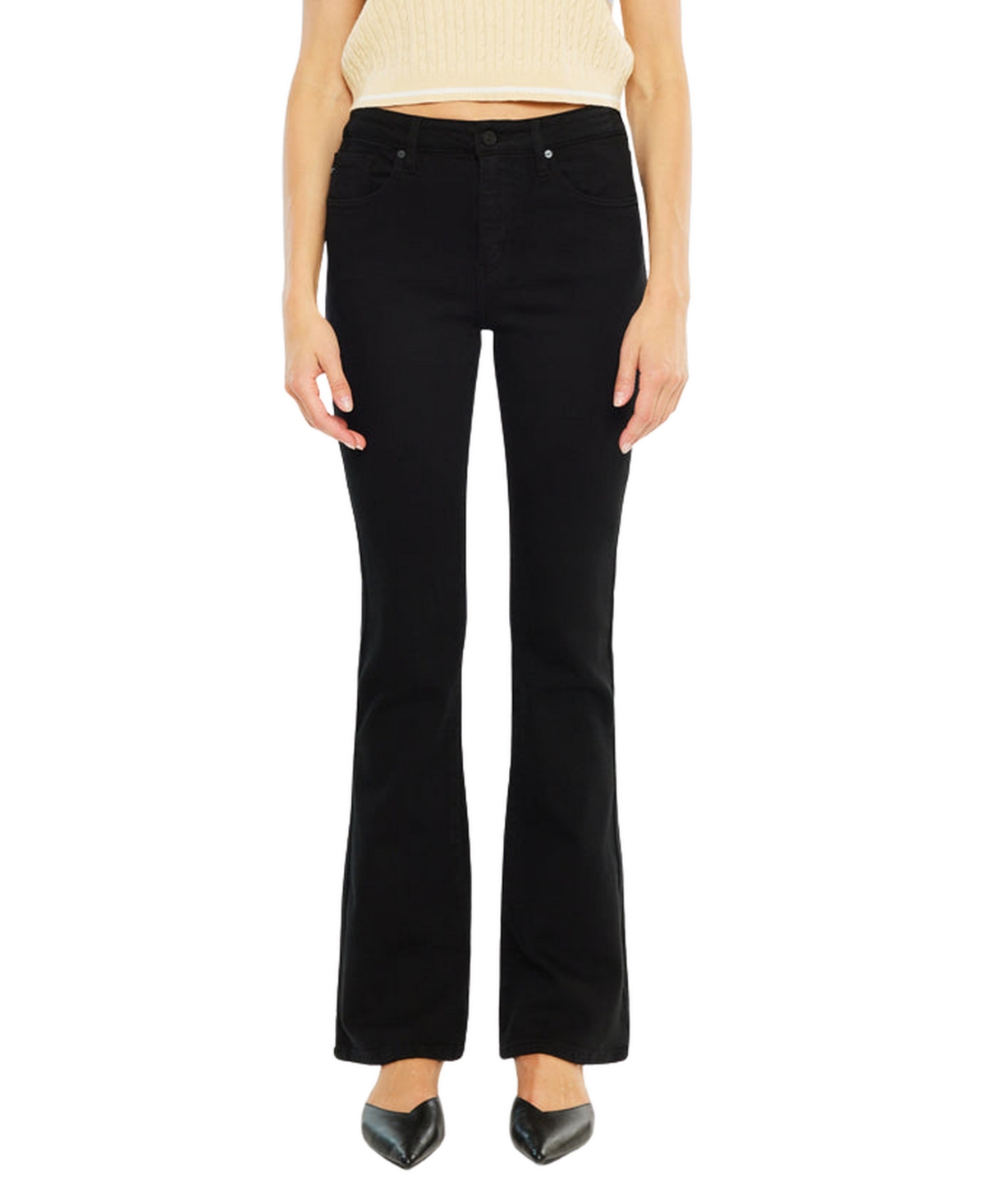 Click here for KanCan Womens Paulina High Rise Bootcut Jeans - Bl... prices