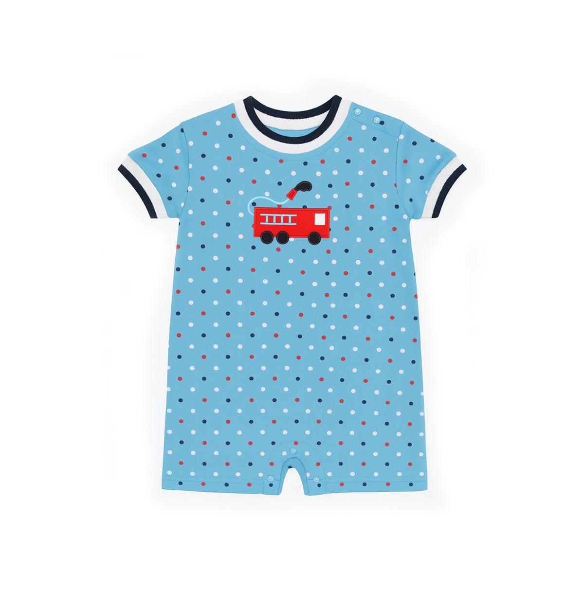 Click here for Florence Eiseman Baby Boys Printed Knit Shortall W... prices