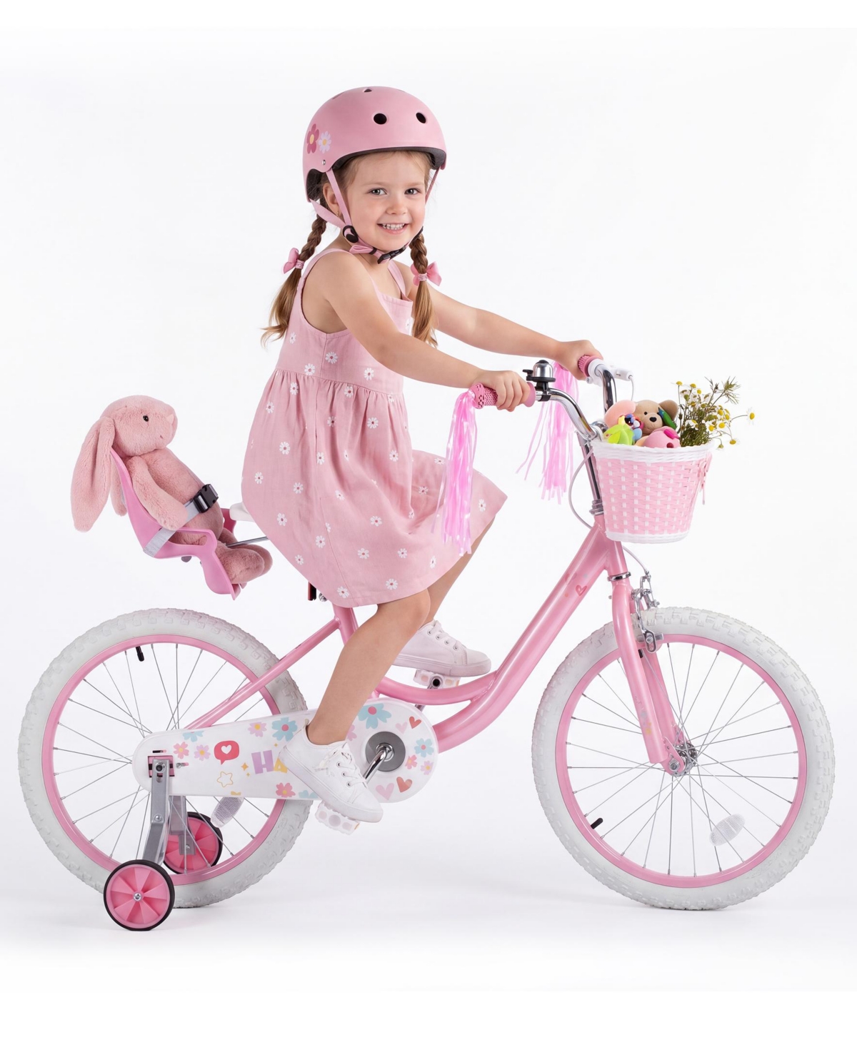 Click here for Sugift Girls Bike with Training Wheels  Front Bask... prices
