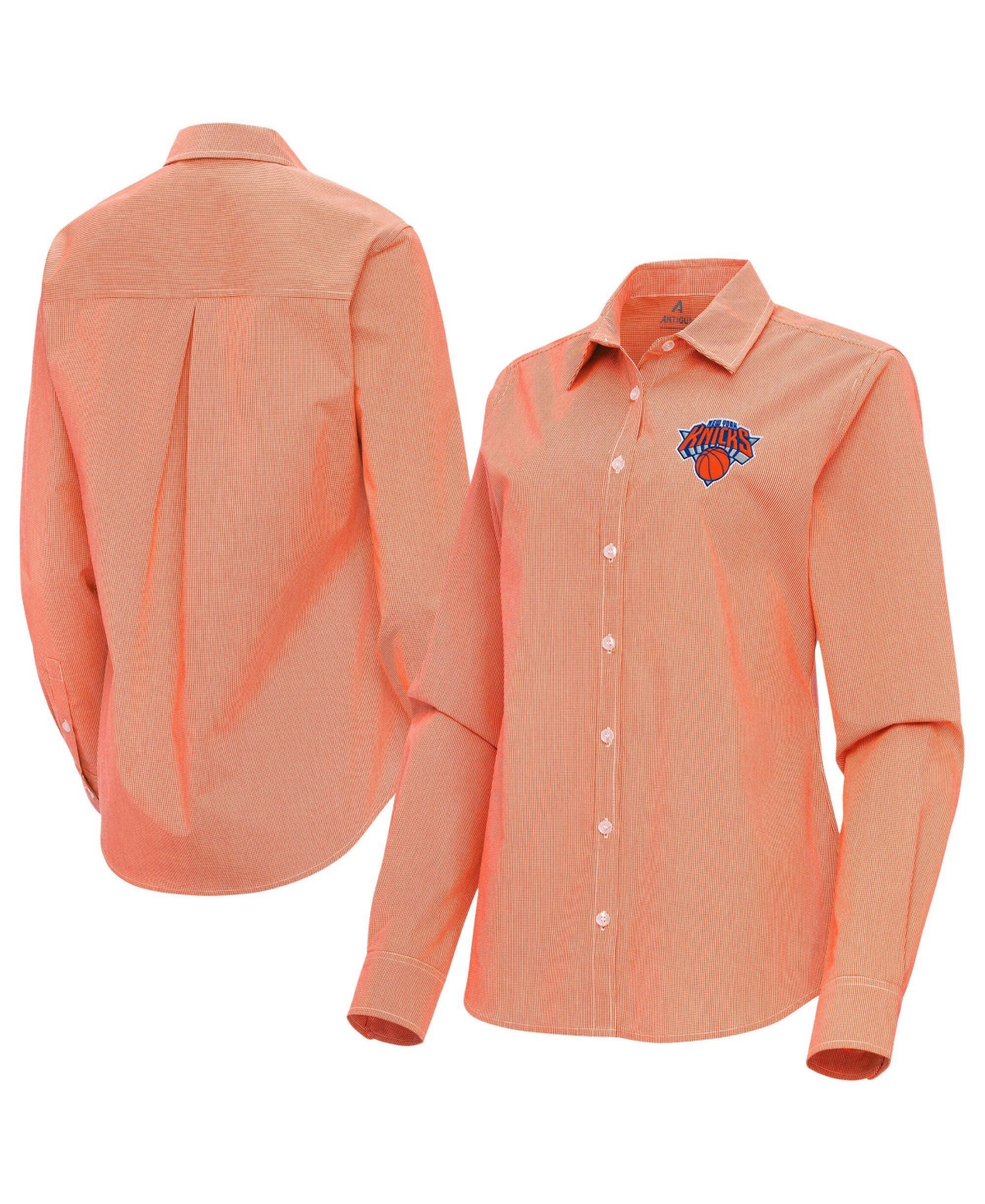 Click here for Antigua Womens Orange New York Knicks Porter Woven... prices