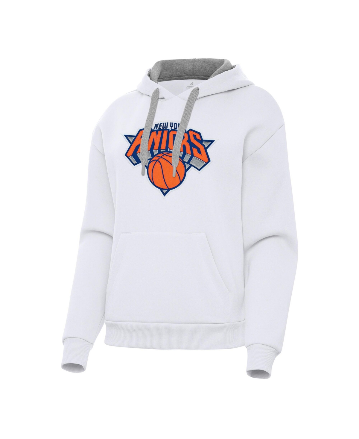 Click here for Antigua Womens White New York Knicks Victory Pullo... prices