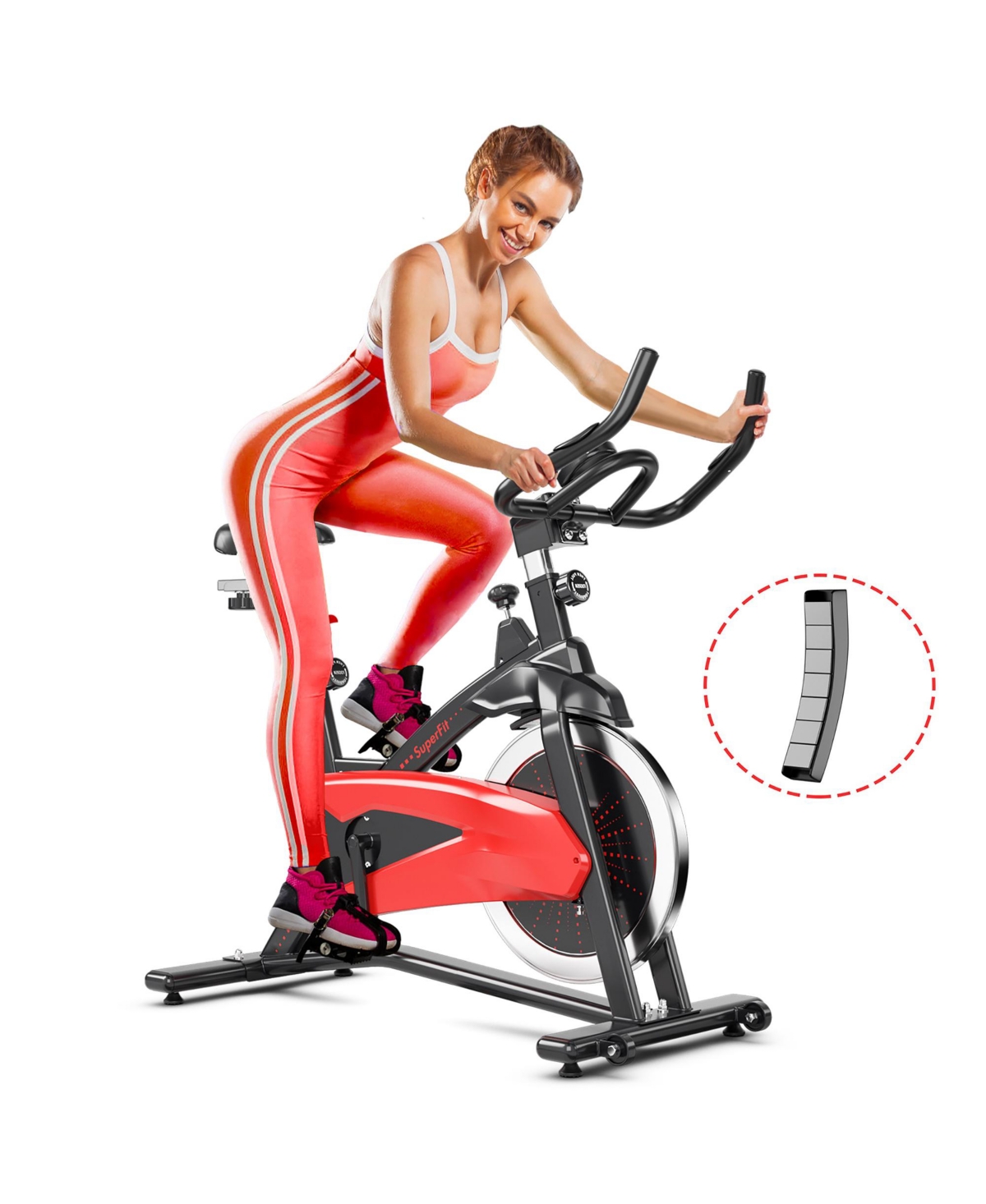 Click here for Costway Superfit Magnetic Exercise Bike Fitness Cy... prices