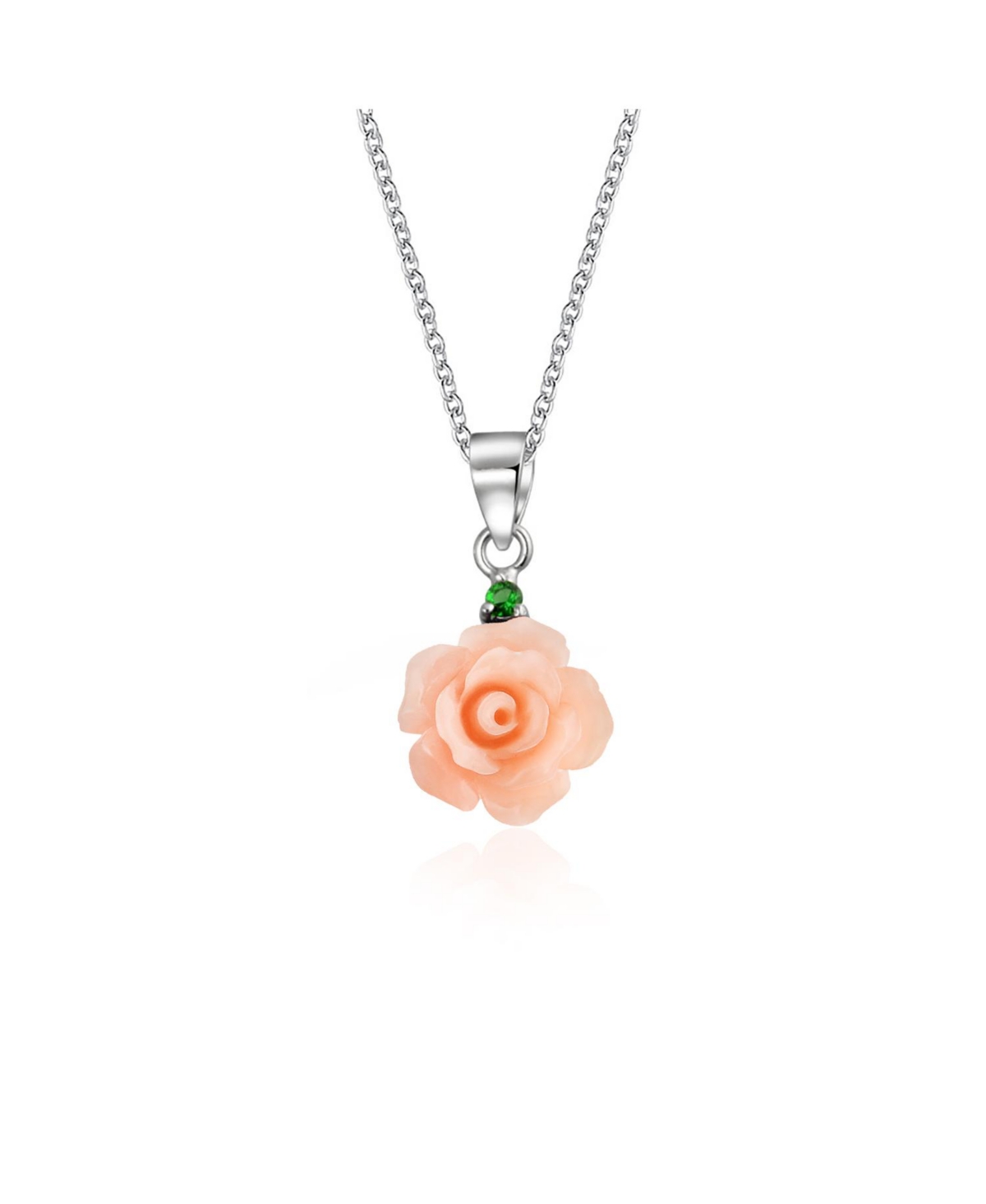 Click here for Bling Jewelry Delicate Floral Blooming 3D Pink Ros... prices