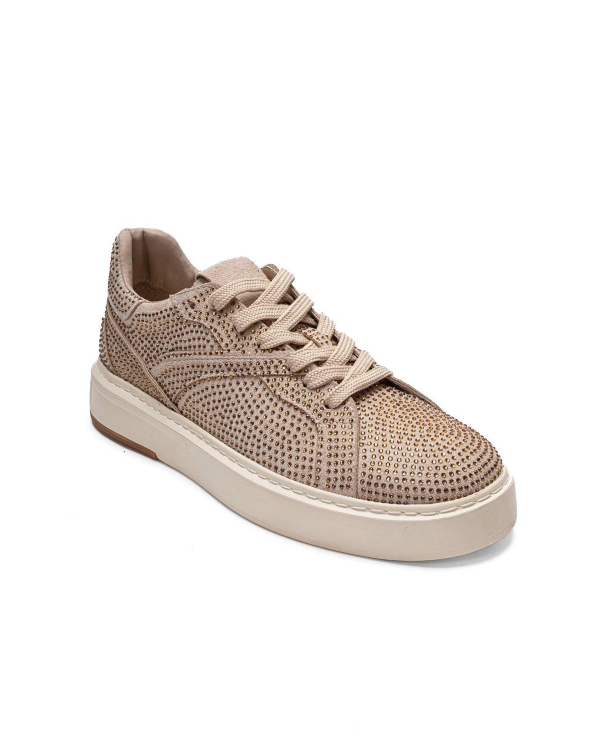 Click here for Prologue Shoes Berina Embellished Sneaker - Beige... prices