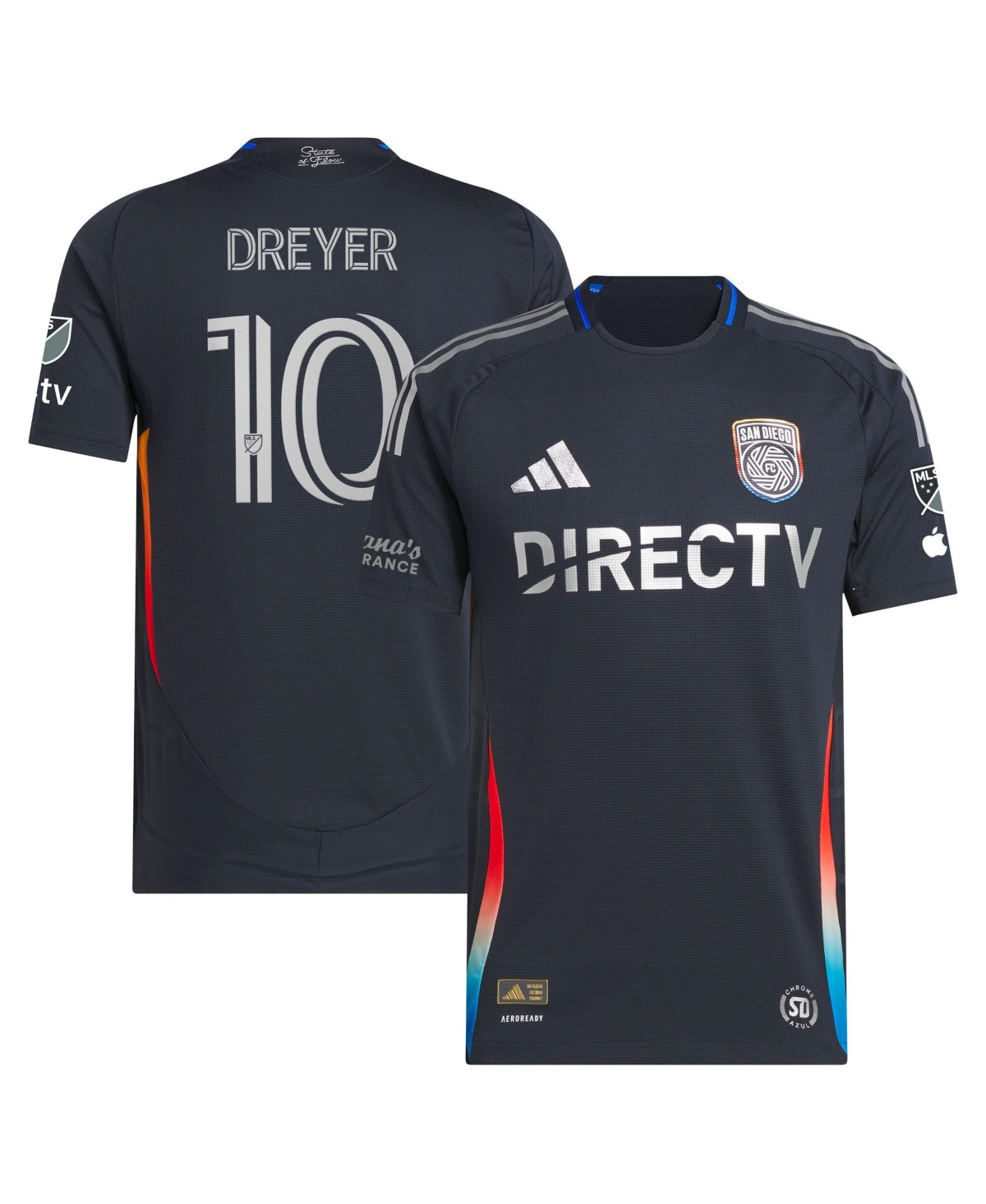 Click here for Adidas Mens Anders Dreyer Navy San Diego Fc 2025 S... prices