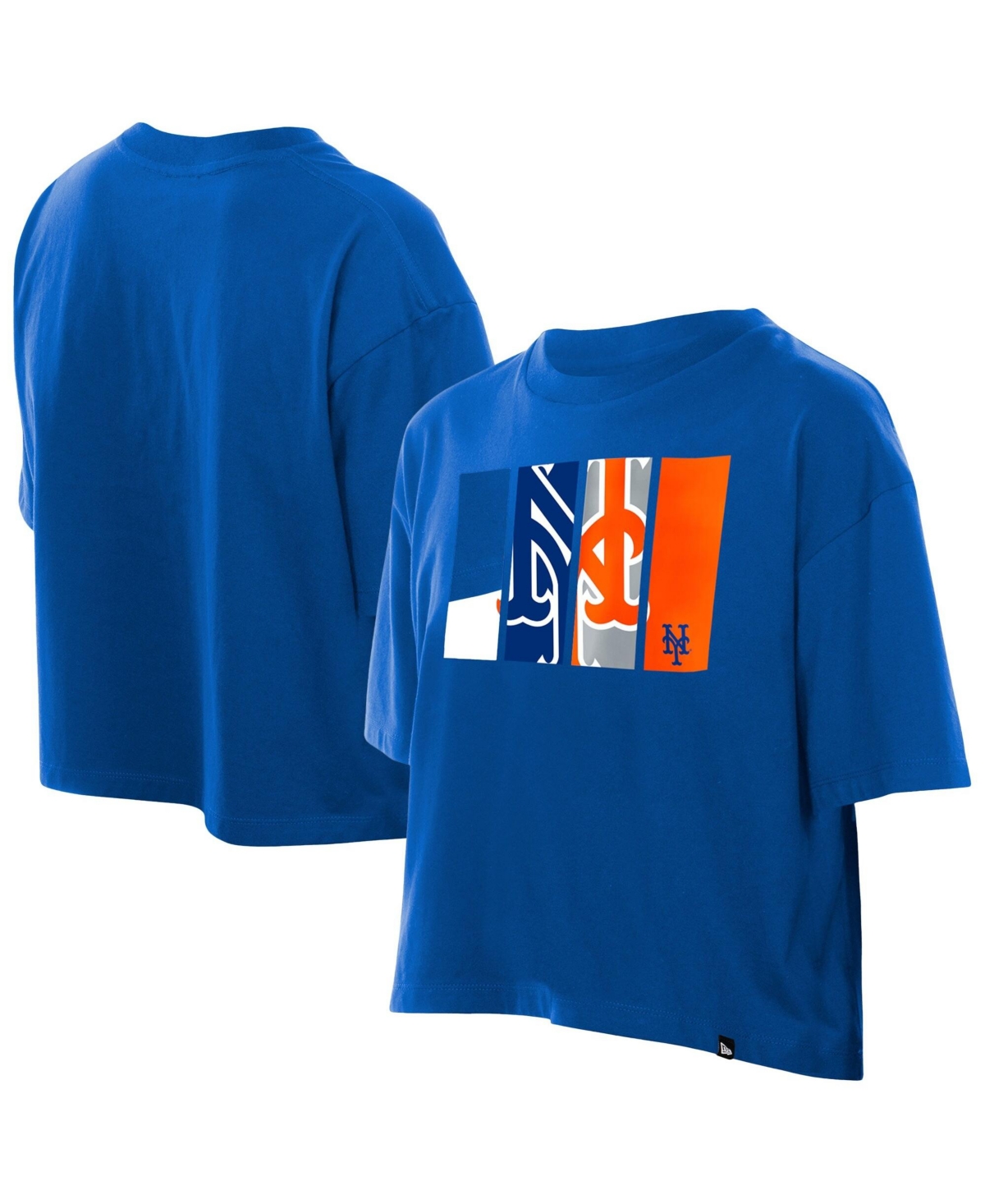 Click here for New Era Womens Royal New York Mets Boxy Foil Logo... prices