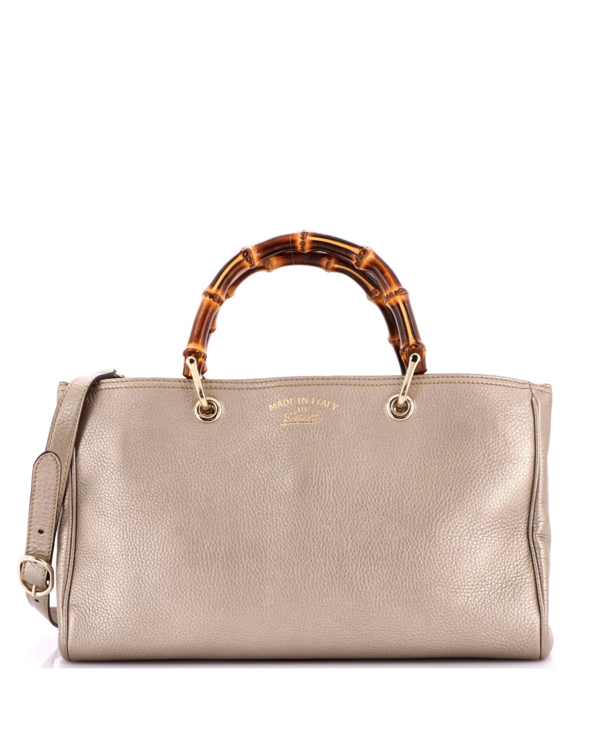 Click here for Pre-Owned Gucci Medium Bamboo Shopper Tote Leather... prices