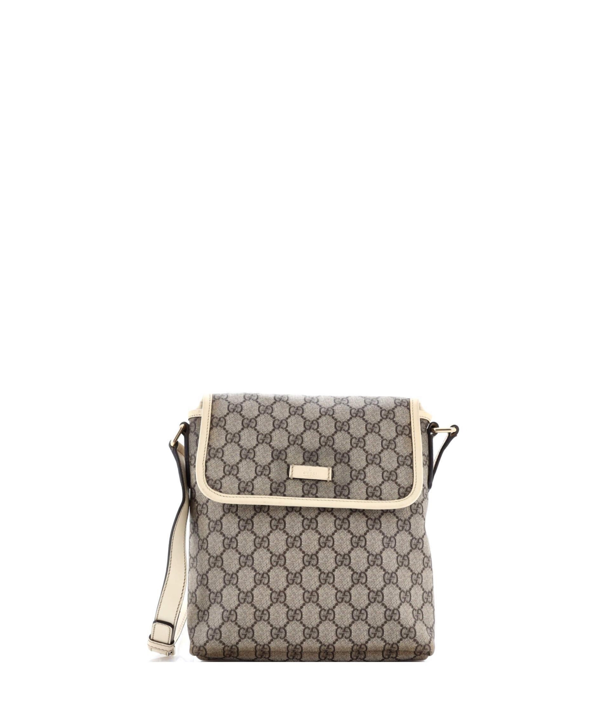 Click here for Pre-Owned Gucci Small Flap Messenger Gg Coated Can... prices